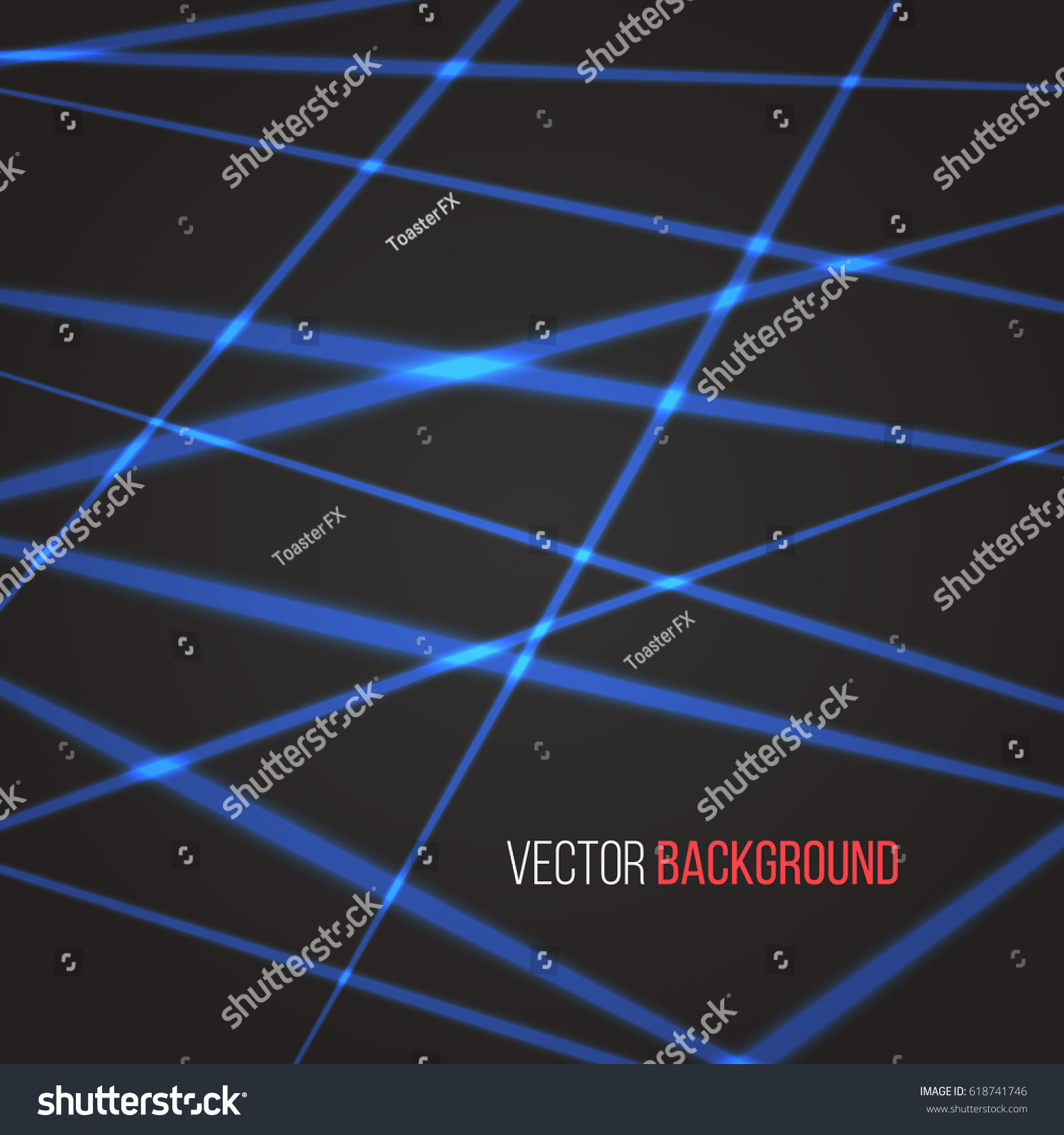 Blue Laser Grid Net Background Vector Stock Vector (Royalty Free ...