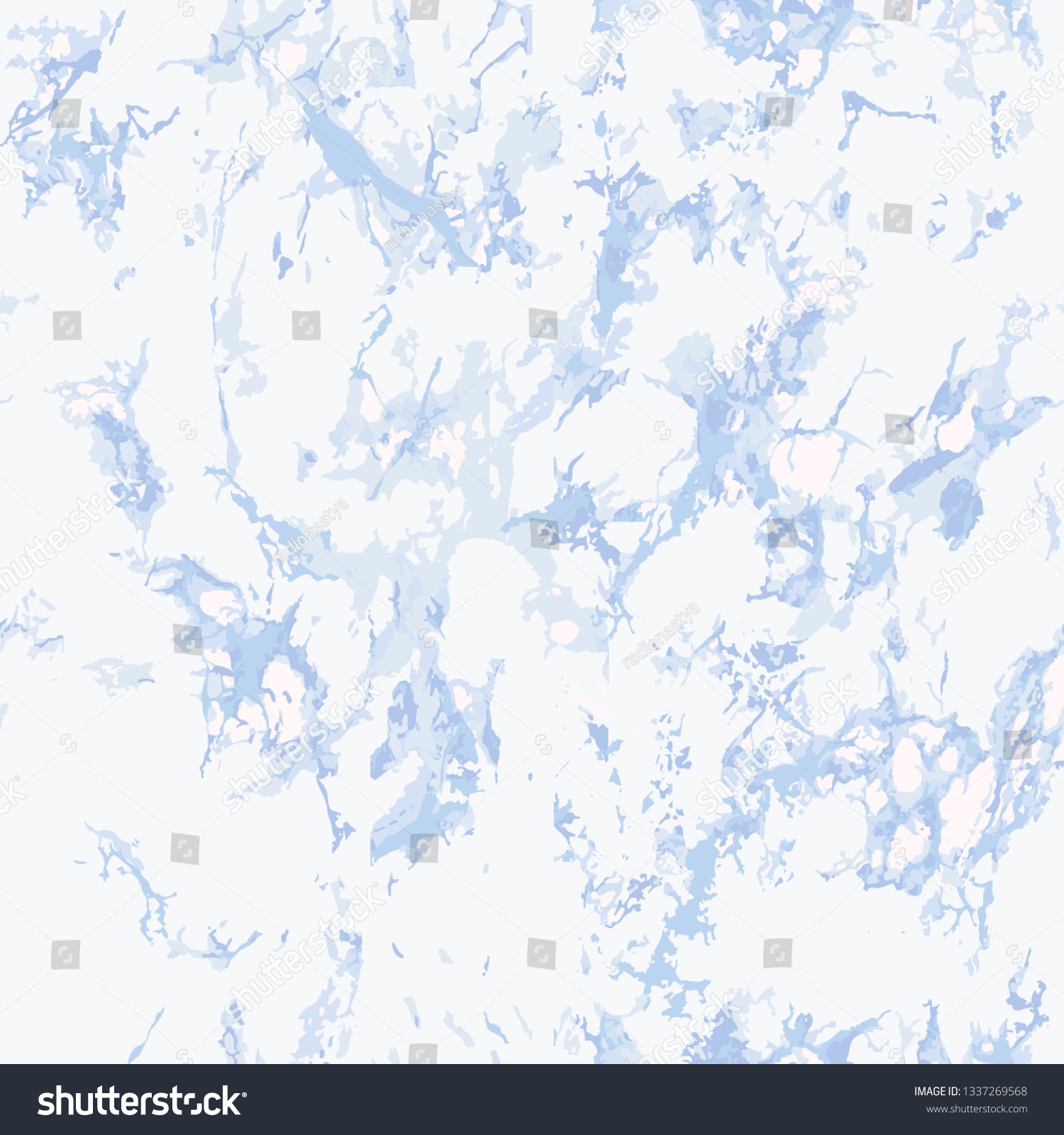 Blue Marble Texture Background Seamless Pattern Stock Vector (Royalty ...
