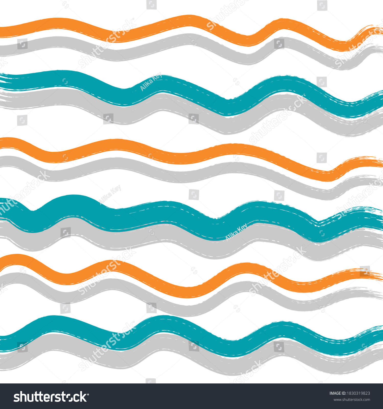 Blue Orange Lines Layer Wave Concept Stock Vector (Royalty Free ...