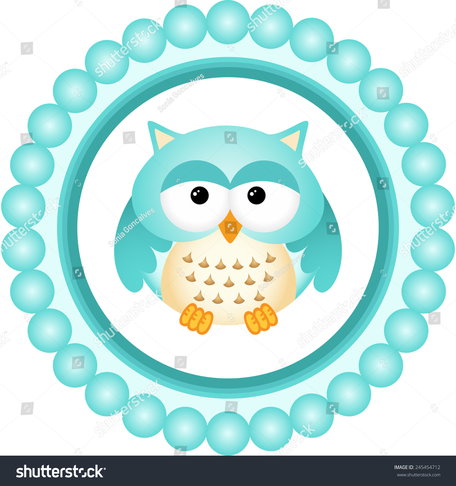 2,135 Owl round cartoon Stock Illustrations, Images & Vectors ...