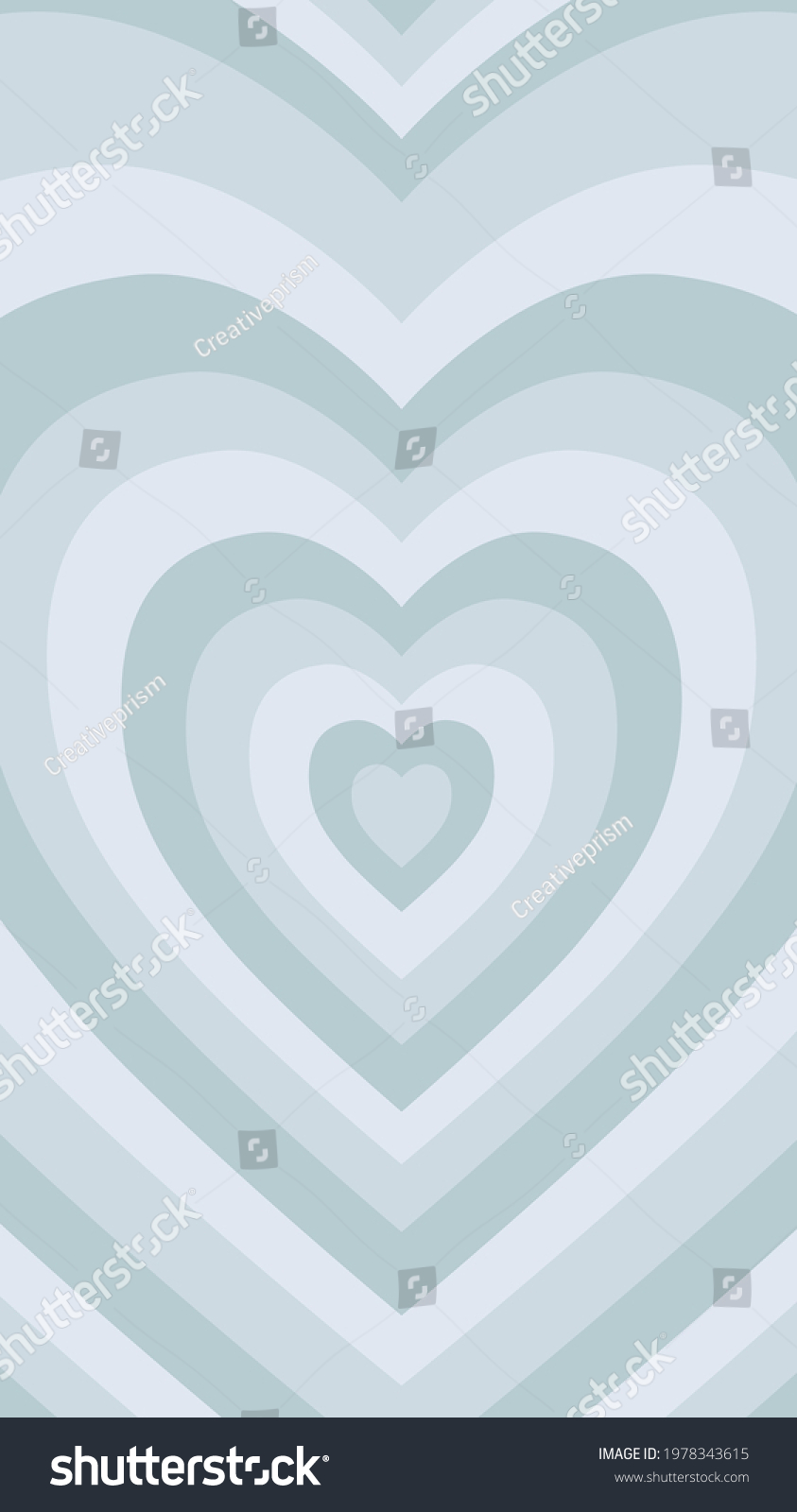 Blue Rainbow Gradient Heart Background Vector Stock Vector (Royalty ...