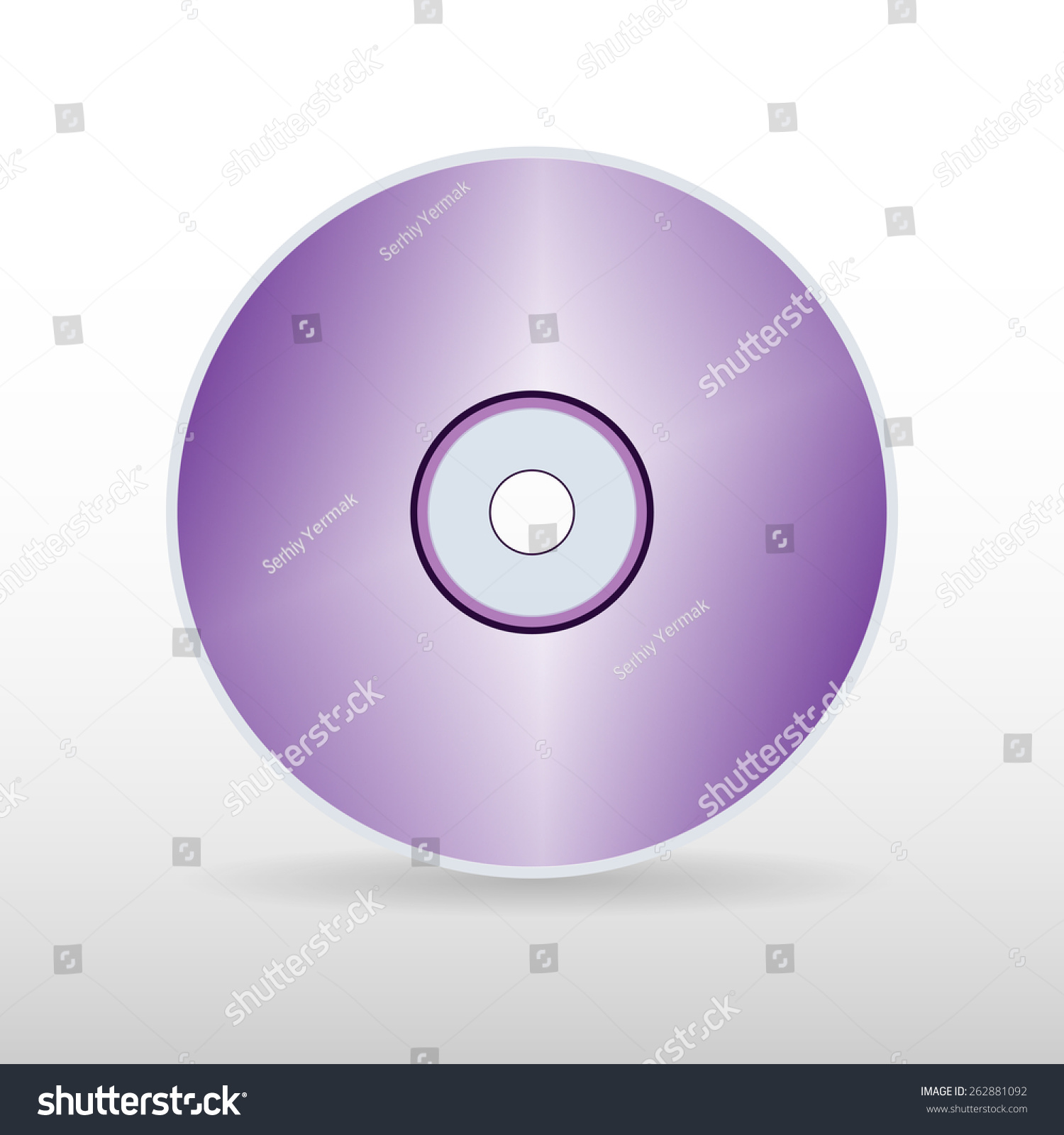 Blue Ray Disc Purple Cd Stock Vector (Royalty Free) 262881092 ...