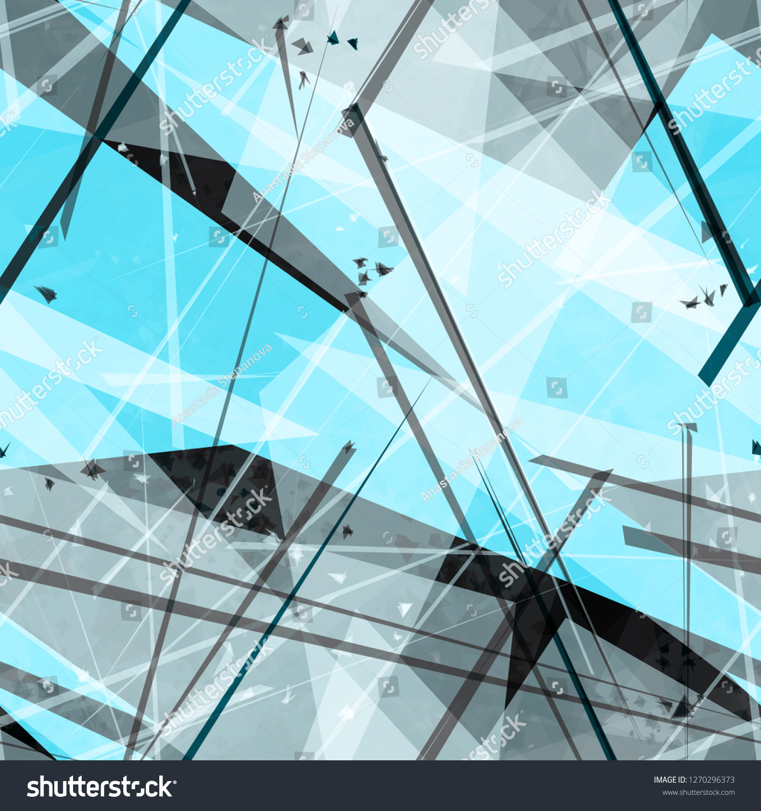 Blue Seamless Texture Icy Pattern Abstract Stock Vector (Royalty Free ...