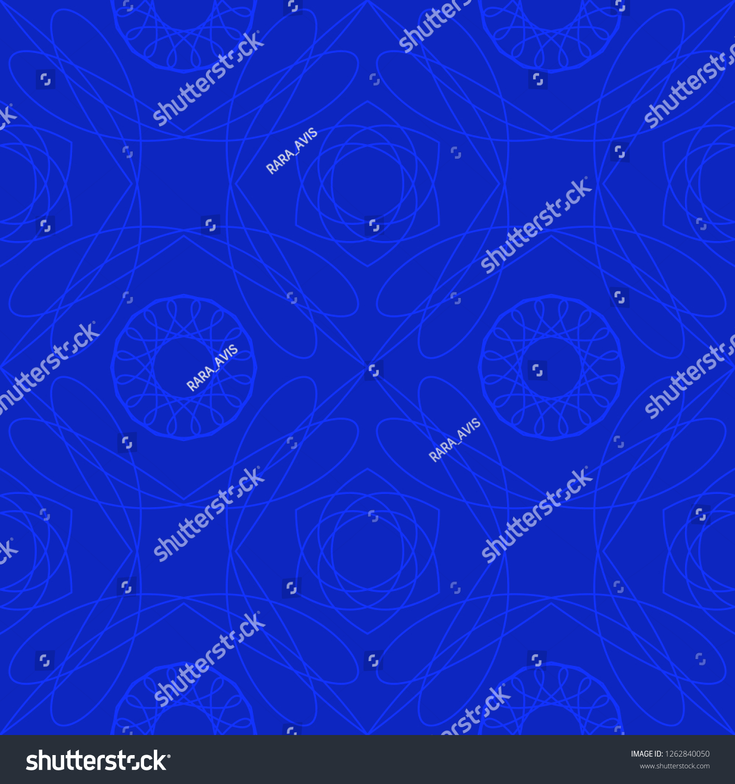 Blue Simple Vintage Background Stock Vector (Royalty Free) 1262840050 ...