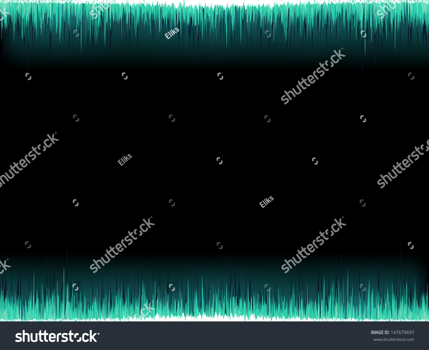 Blue Sound Wave On White Background Stock Vector (Royalty Free) 147679697