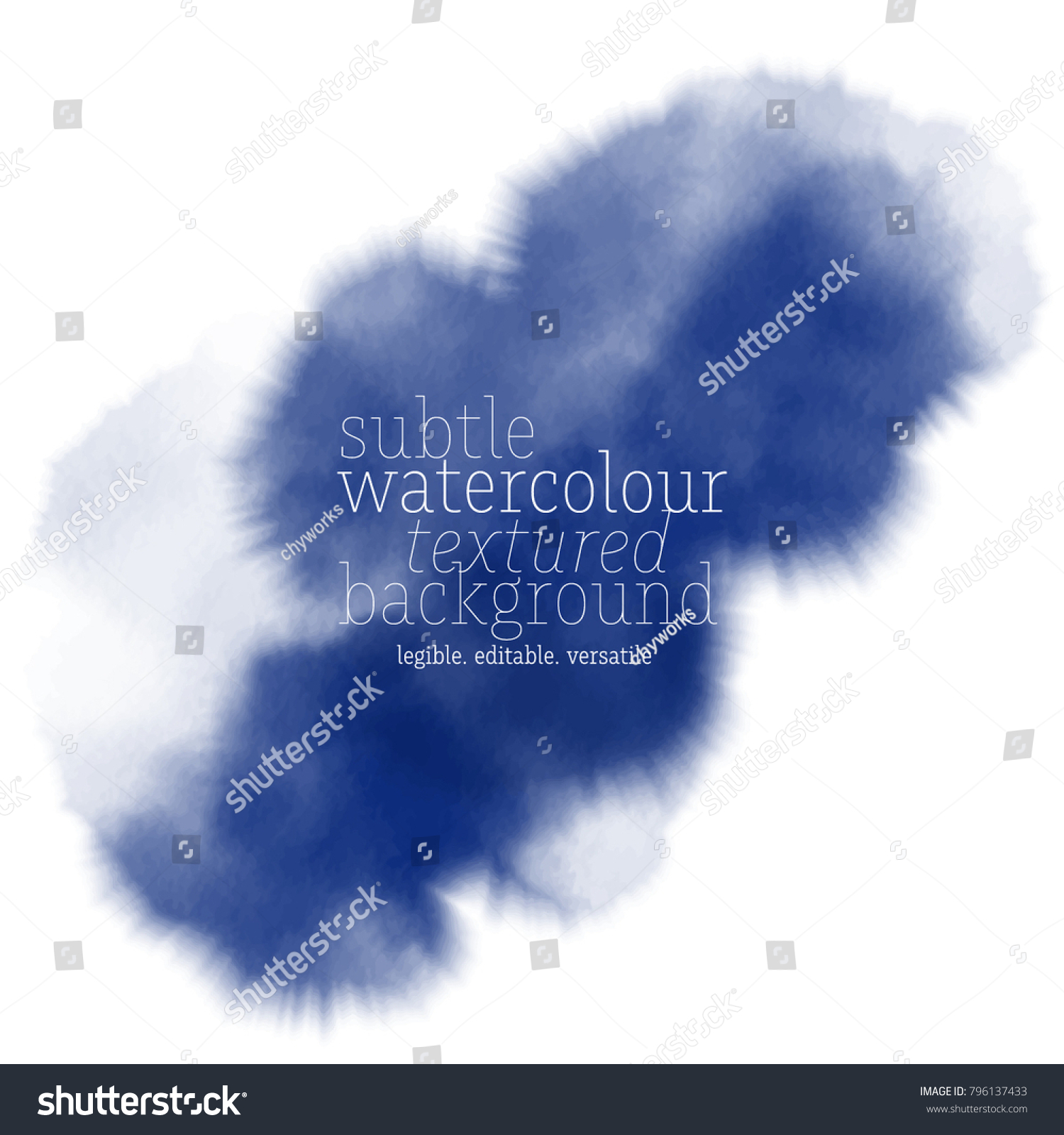 Blue Splash Ink Background Stock Vector (Royalty Free) 796137433