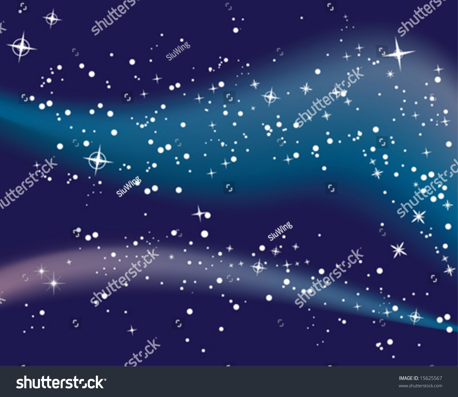 Blue Star Night Stock Vector (Royalty Free) 15625567 | Shutterstock