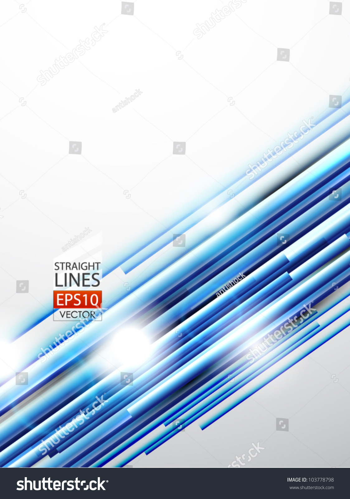 Blue Straight Lines Abstract Background Stock Vector 103778798 ...