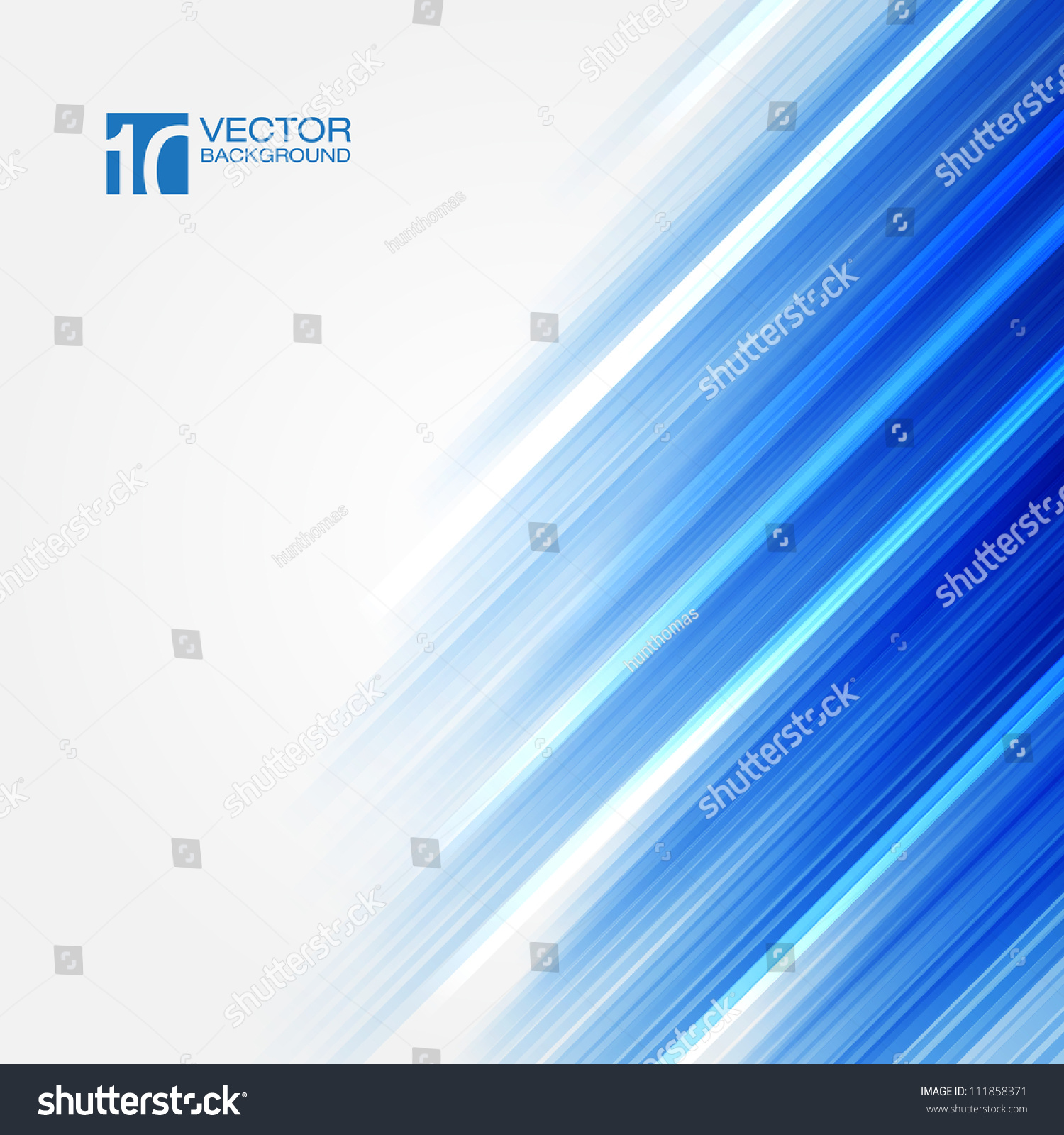 Blue Straight Lines Abstract Vector Background Stock Vector (Royalty ...