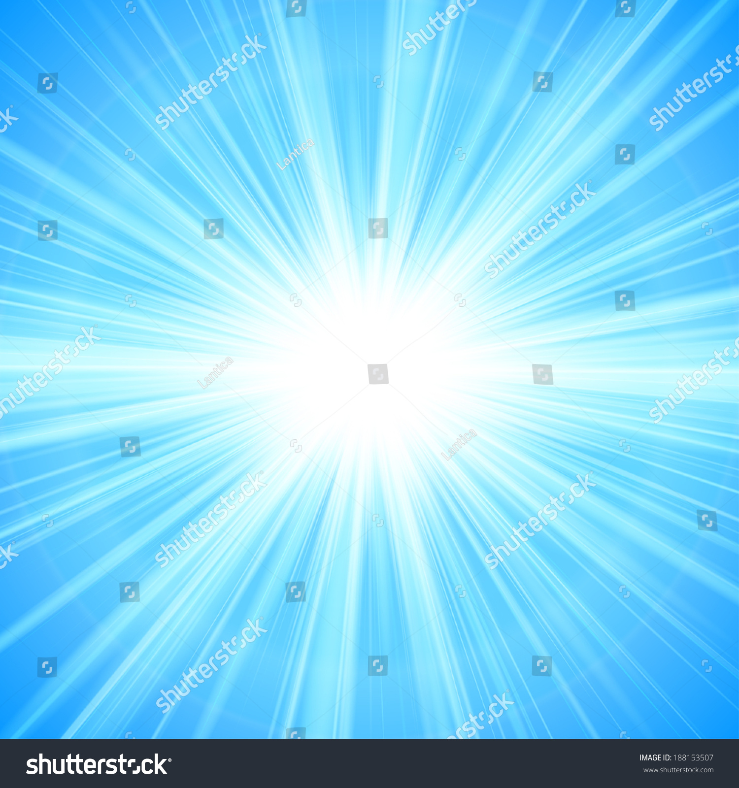 Blue Sun Theme Abstract Background Vector Stock Vector (Royalty Free ...