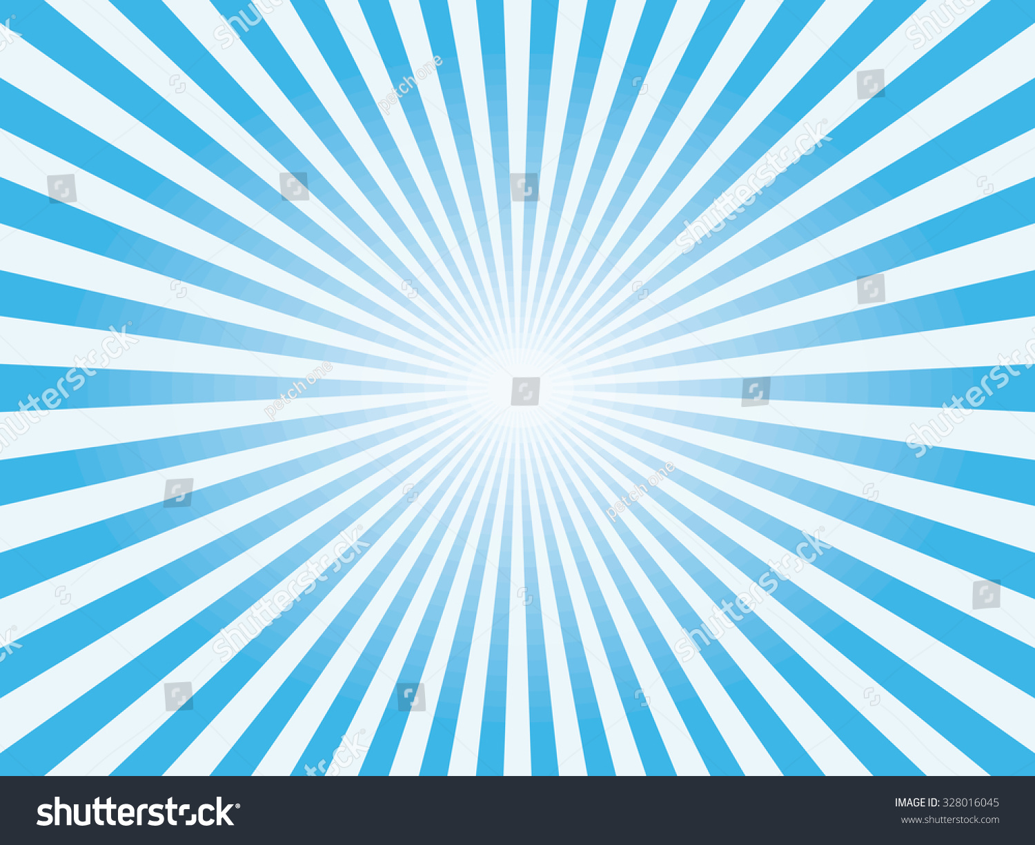 Blue Sunburst Background Stock Vector (Royalty Free) 328016045 ...
