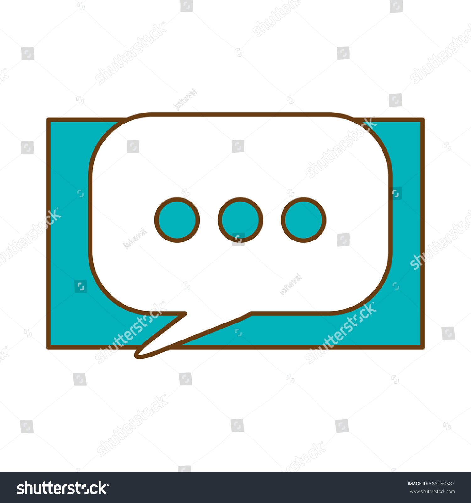 Blue Symbol Bubble Button Icon Image Stock Vector (Royalty Free) 568060687