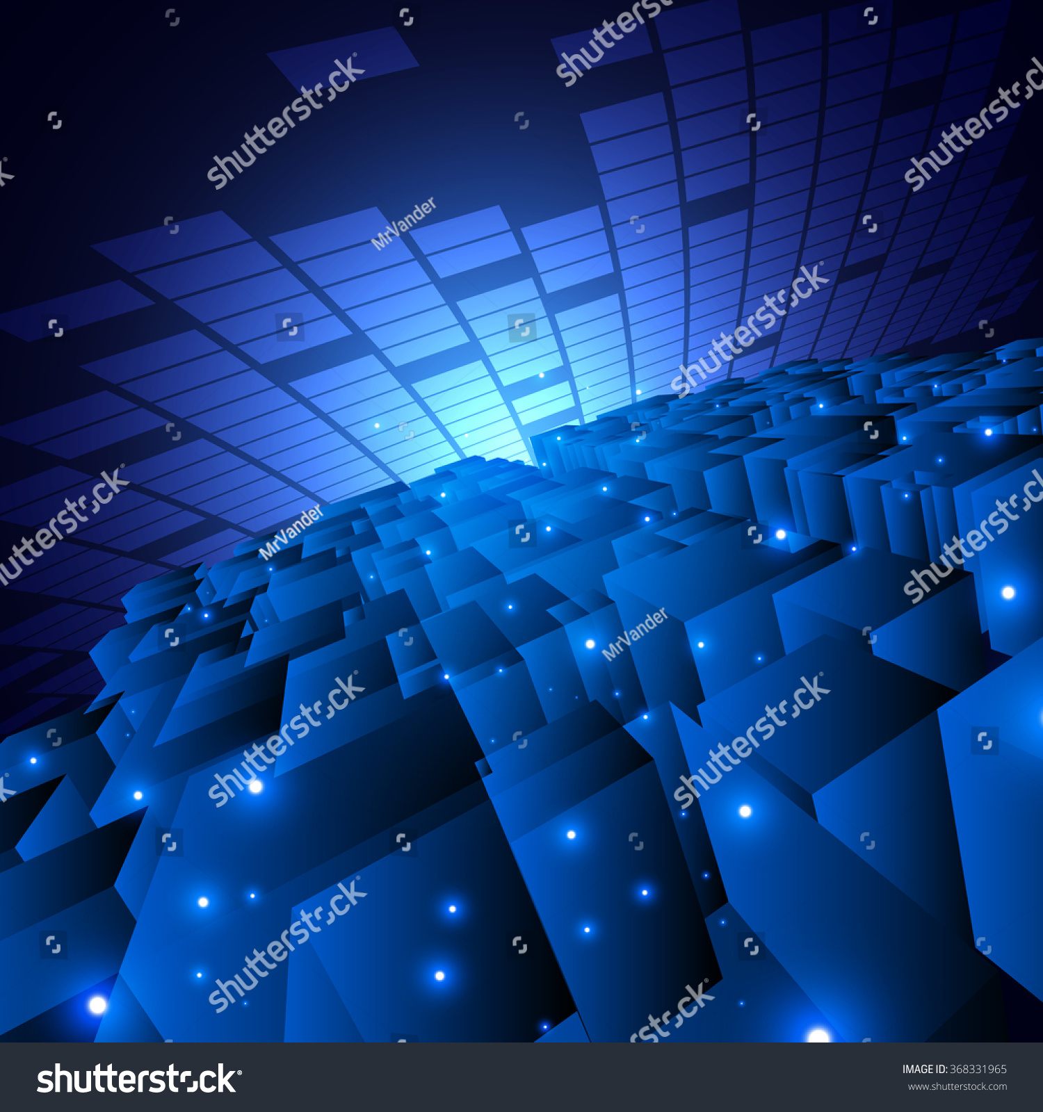 Blue Technology Background Vector Illustration: vector de stock (libre ...