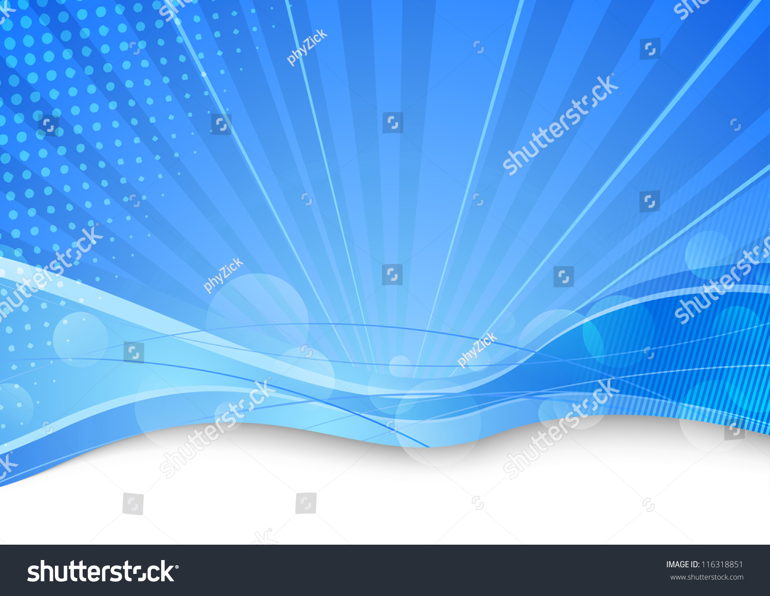 Blue Transparent Background Template Vector Illustration Stock Vector ...