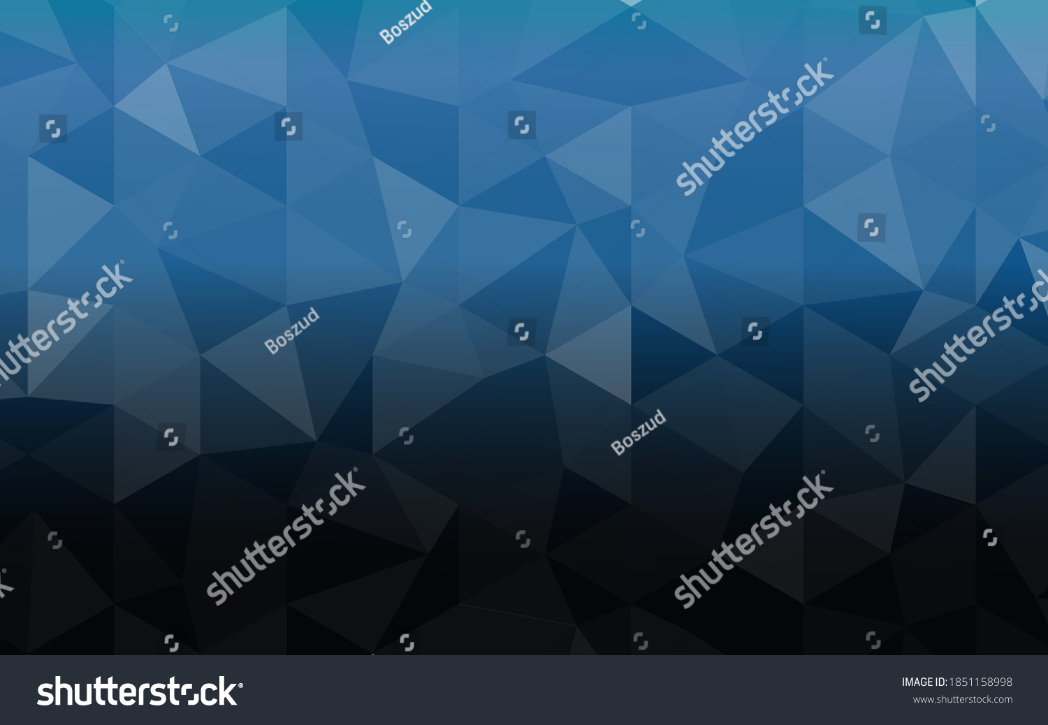 Blue Triangle Background Theme Abstract Dark Stock Vector (Royalty Free ...