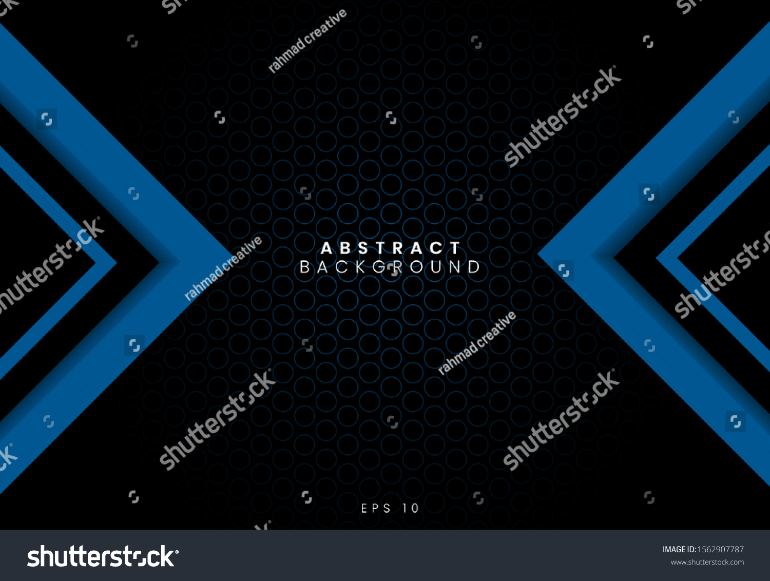 Blue Triangle Vector Background Overlap Paper Stock Vector Royalty Free 1562907787 Shutterstock