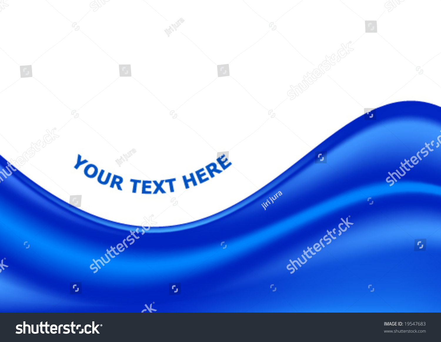 Blue Velvet Wave Layout Text Background Stock Vector (Royalty Free ...