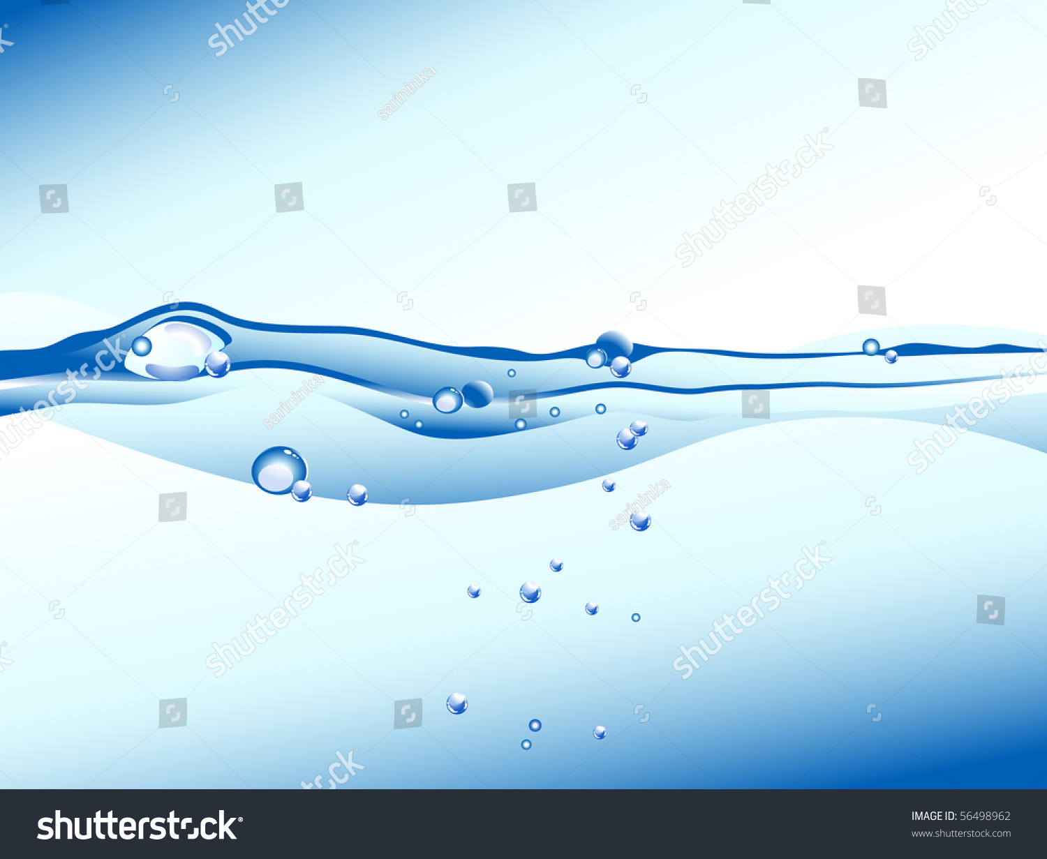Blue Water Level Vector Illustration Stock Vector (Royalty Free) 56498962