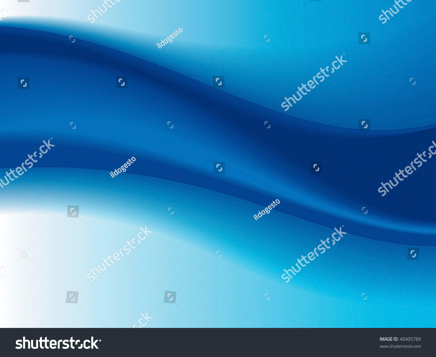 Blue Wavy Fabric Background Vector Illustration Stock Vector (Royalty ...