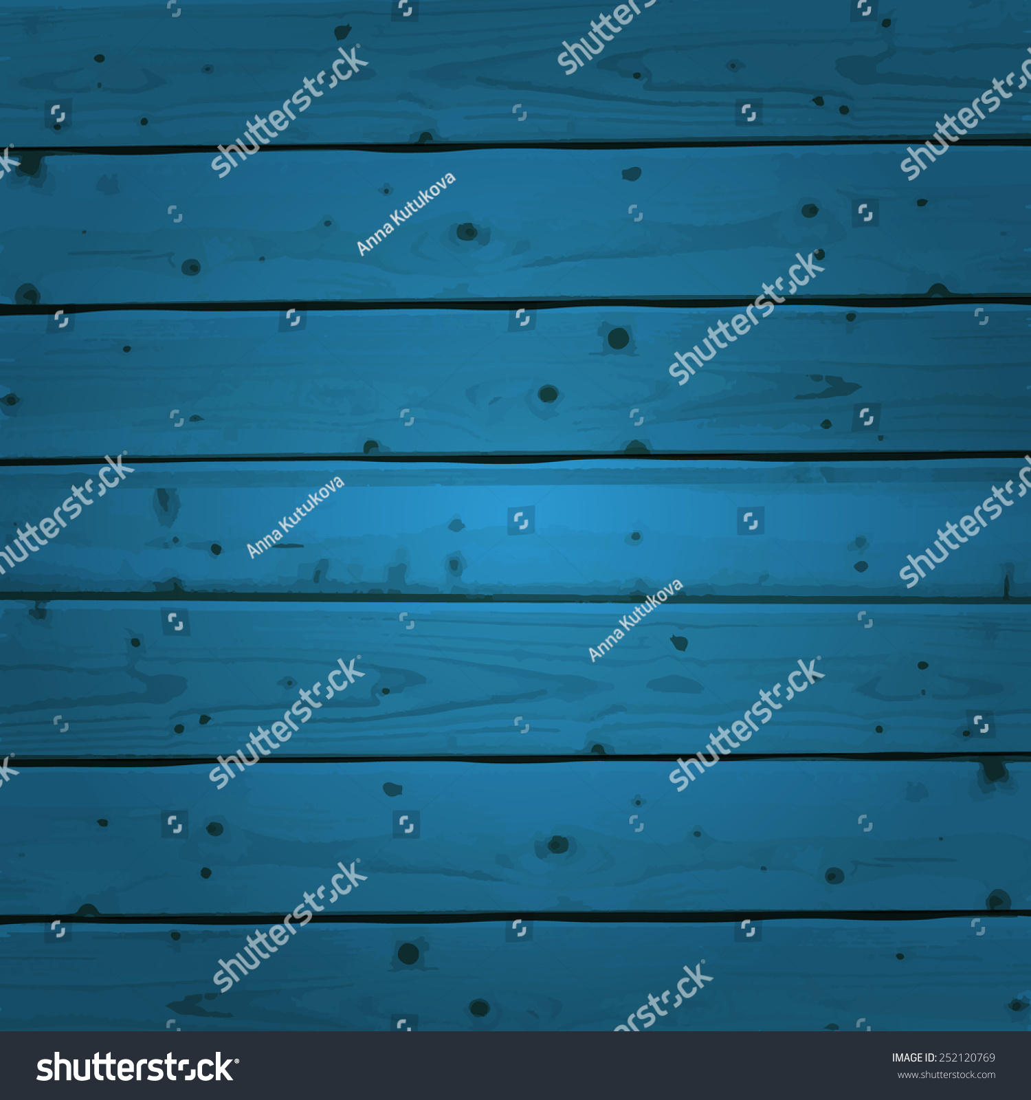 Blue Wood Planks Texture Vector Illustration Stock Vector (Royalty Free ...