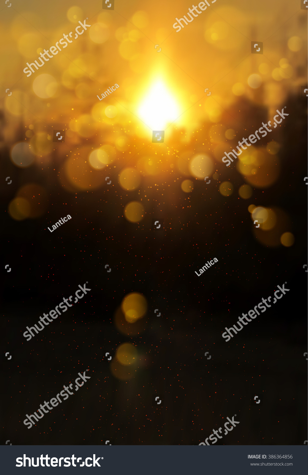 Blur Soft Sunshine Landscape Background Vector Stock Vector (Royalty ...