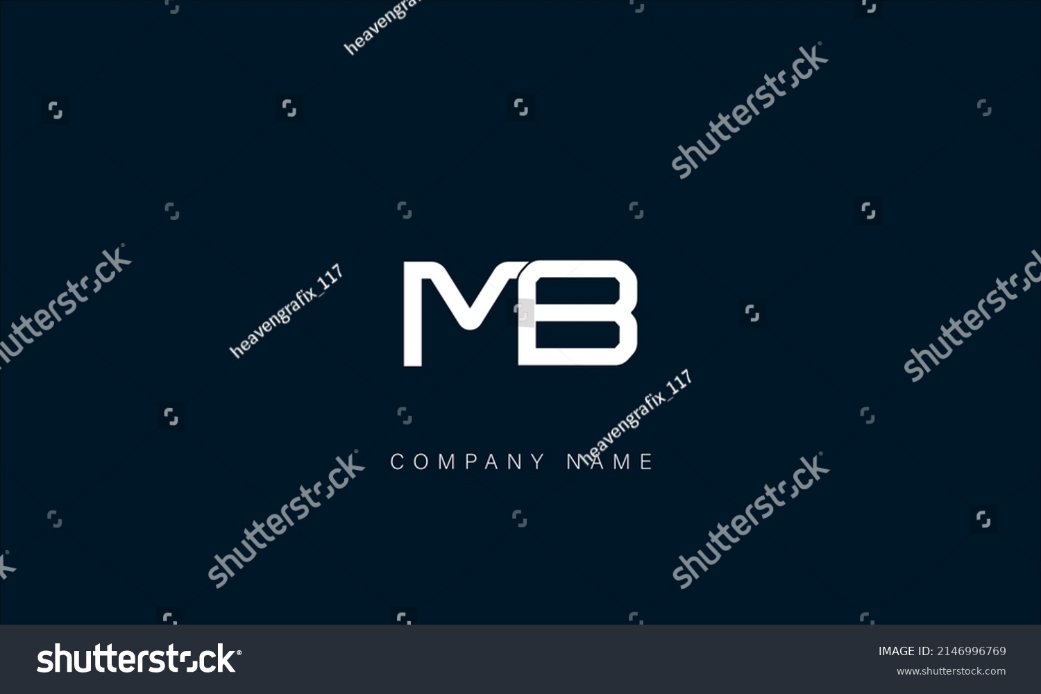 Bm Mb Alphabet Letters Logo Monogram Stock Vector (Royalty Free ...
