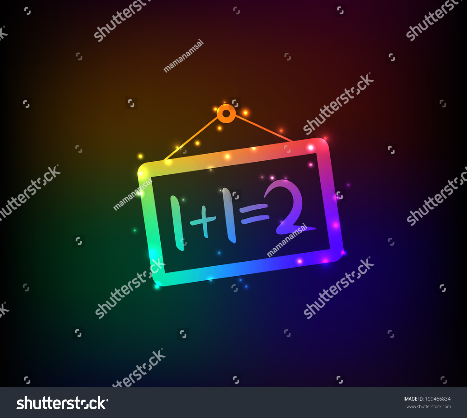 Board Symbolrainbow Vector Stock Vector (Royalty Free) 199466834 ...