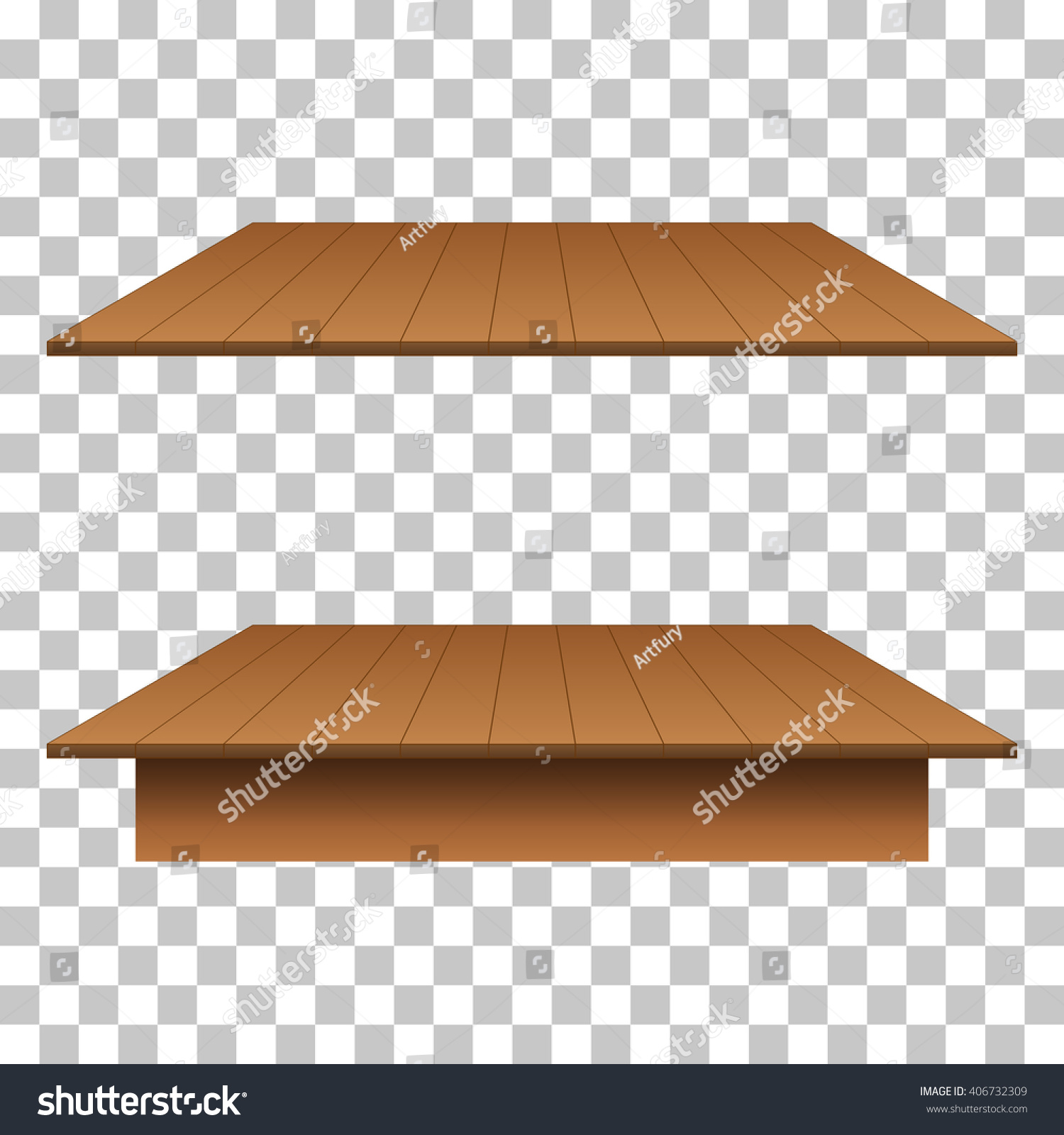 Boards On Transparent Background Vector Illustration Stock Vector ...