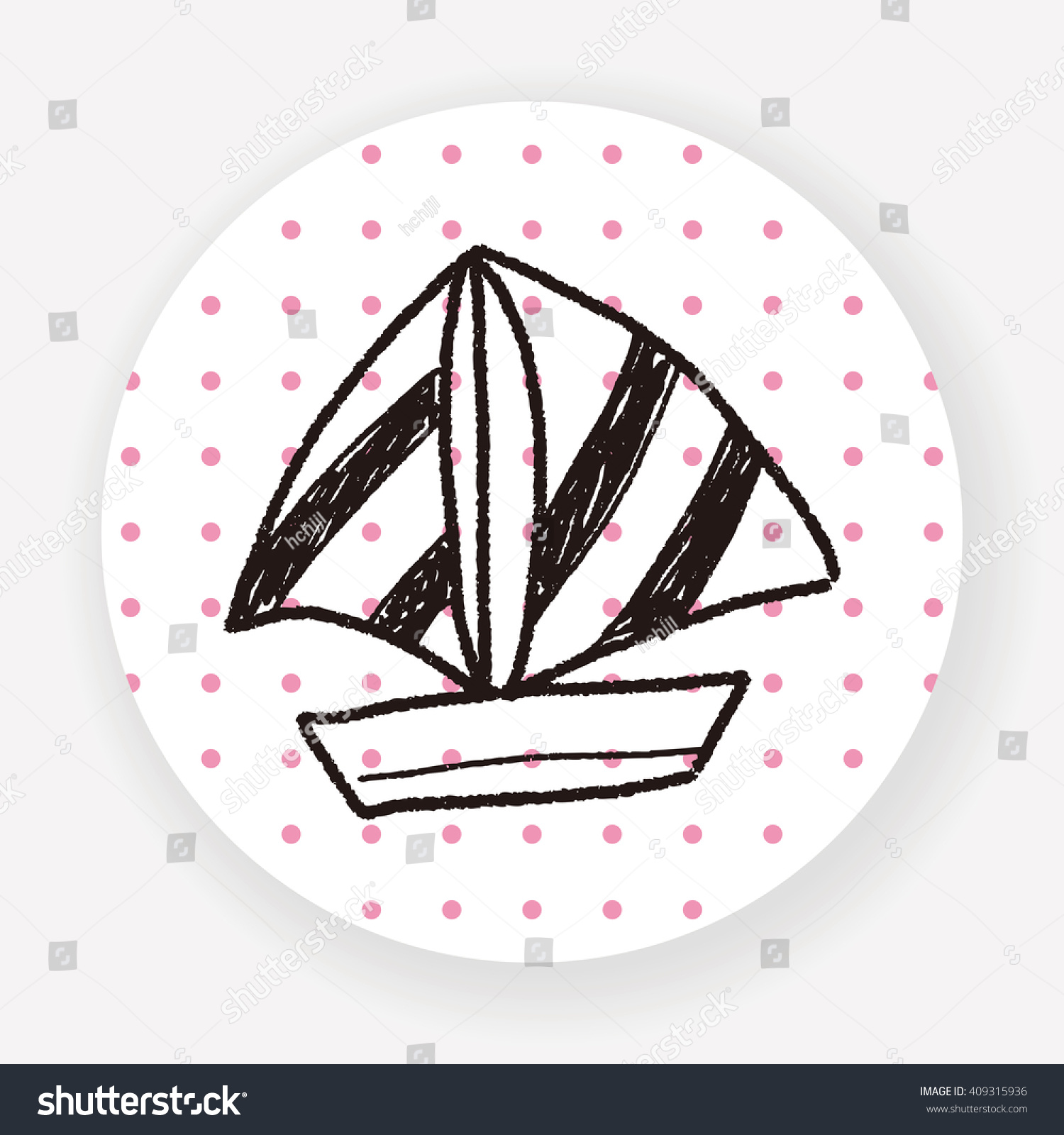 Boat Doodle Stock Vector (Royalty Free) 409315936 | Shutterstock