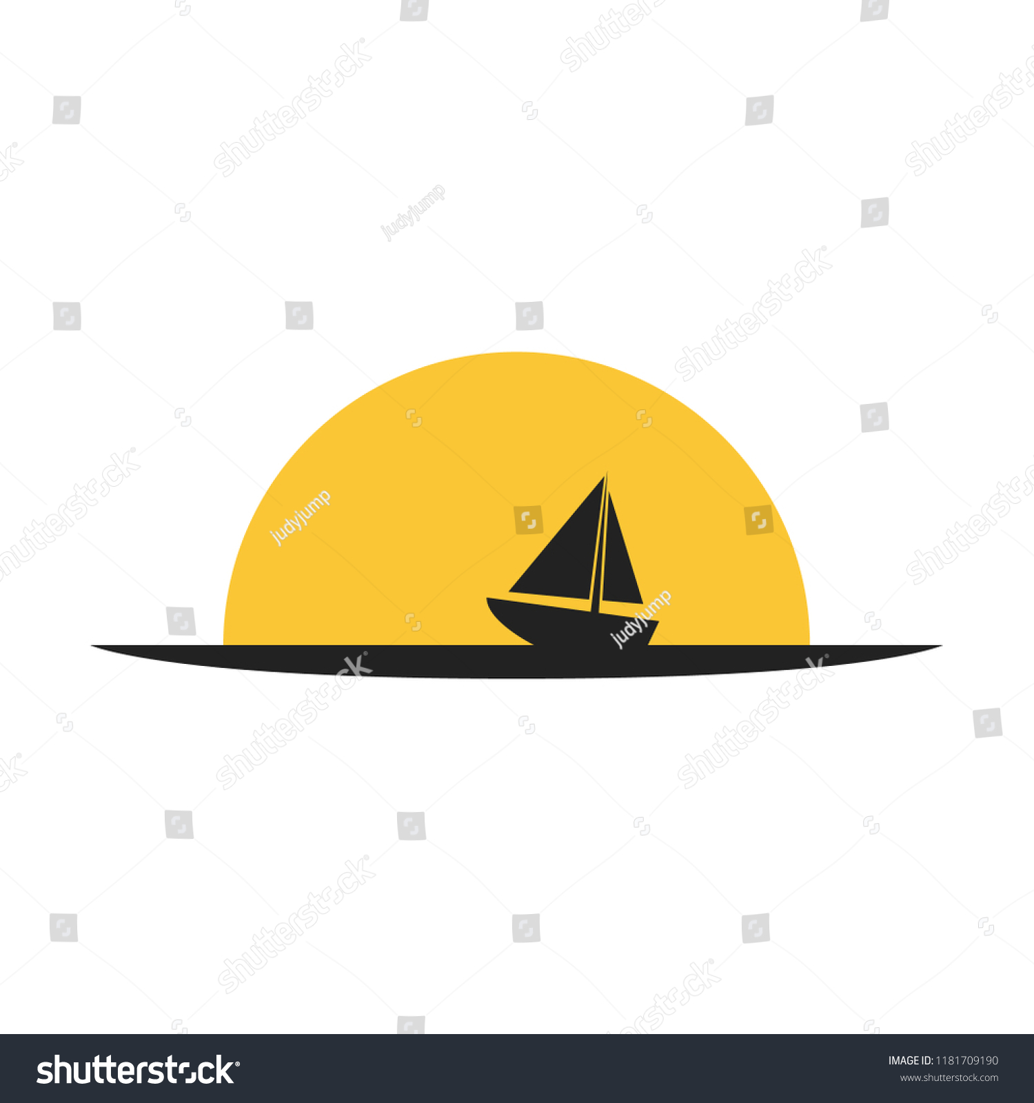 Boat Logo Vector Symbol Stock Vector (Royalty Free) 1181709190