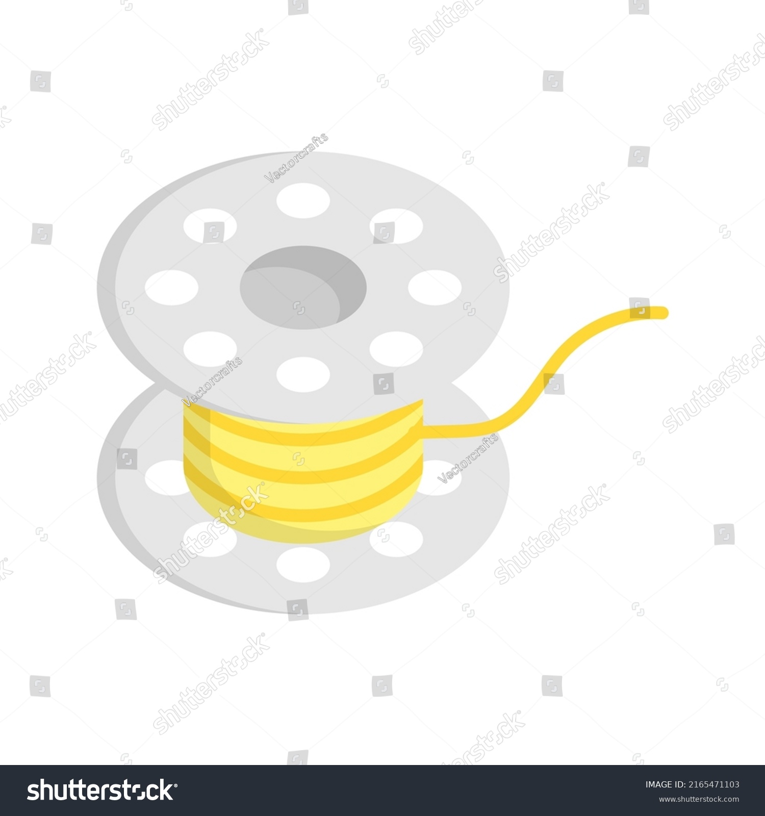 Bobbin Icon Design Template Vector Illustration Stock Vector Royalty