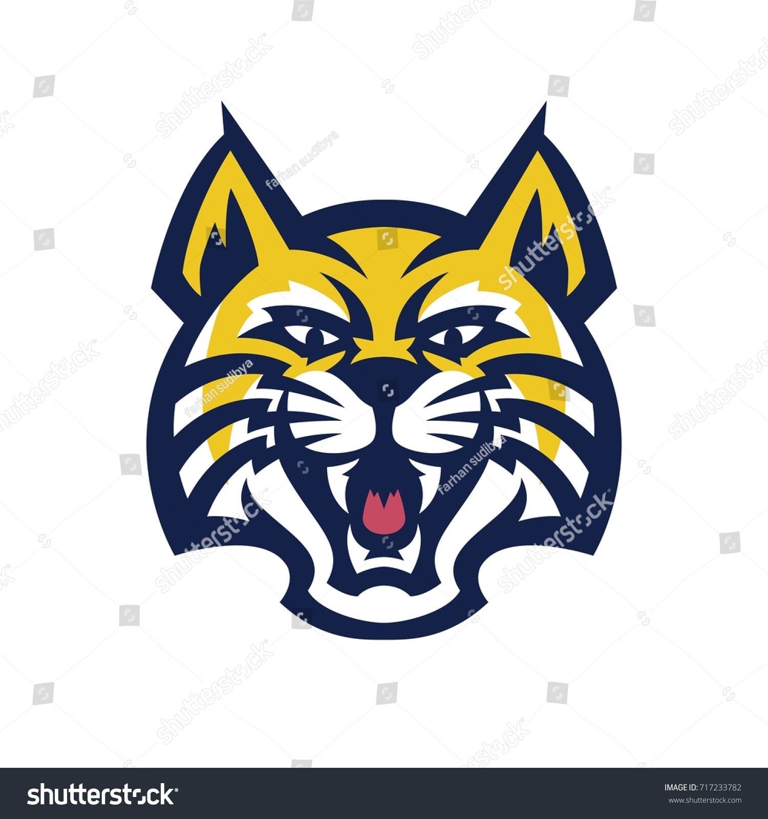 1,480 Bobcat head Stock Vectors, Images & Vector Art | Shutterstock