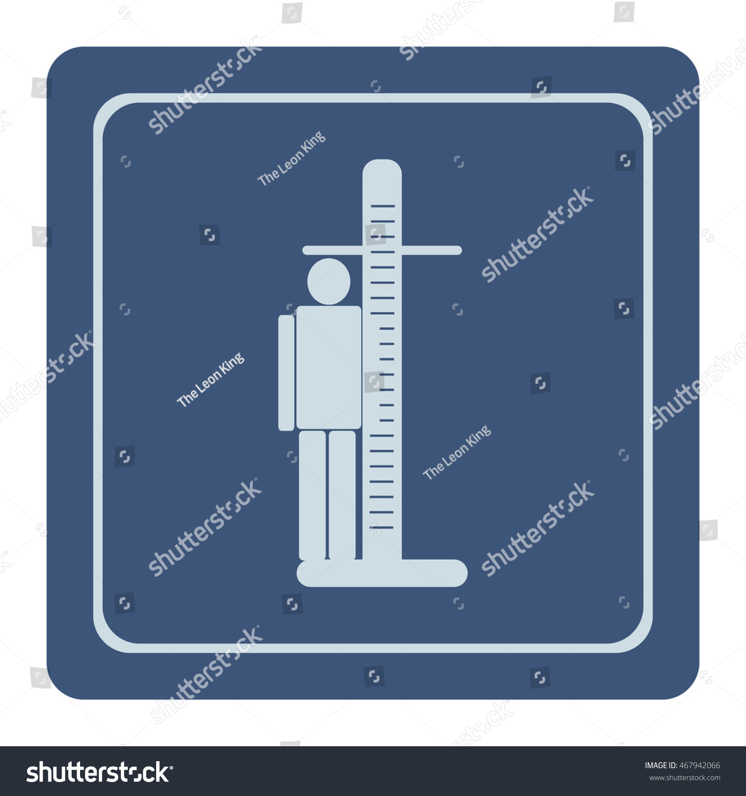 Body Height Icon Stock Vector (Royalty Free) 467942066 | Shutterstock