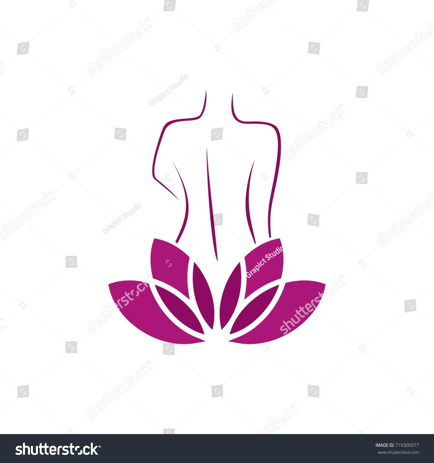 Body Spa Logo Concept Stock Vector (Royalty Free) 719300077 | Shutterstock