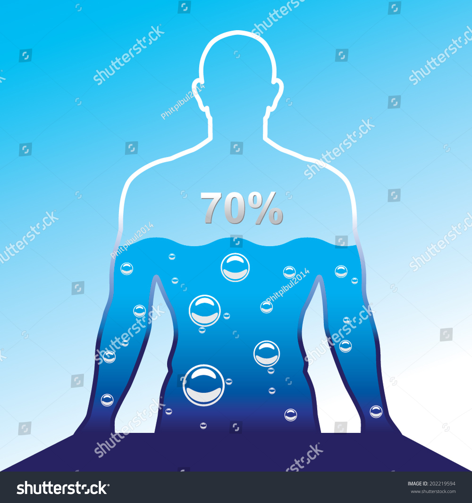 Body water chart vector Images, Stock Photos & Vectors | Shutterstock