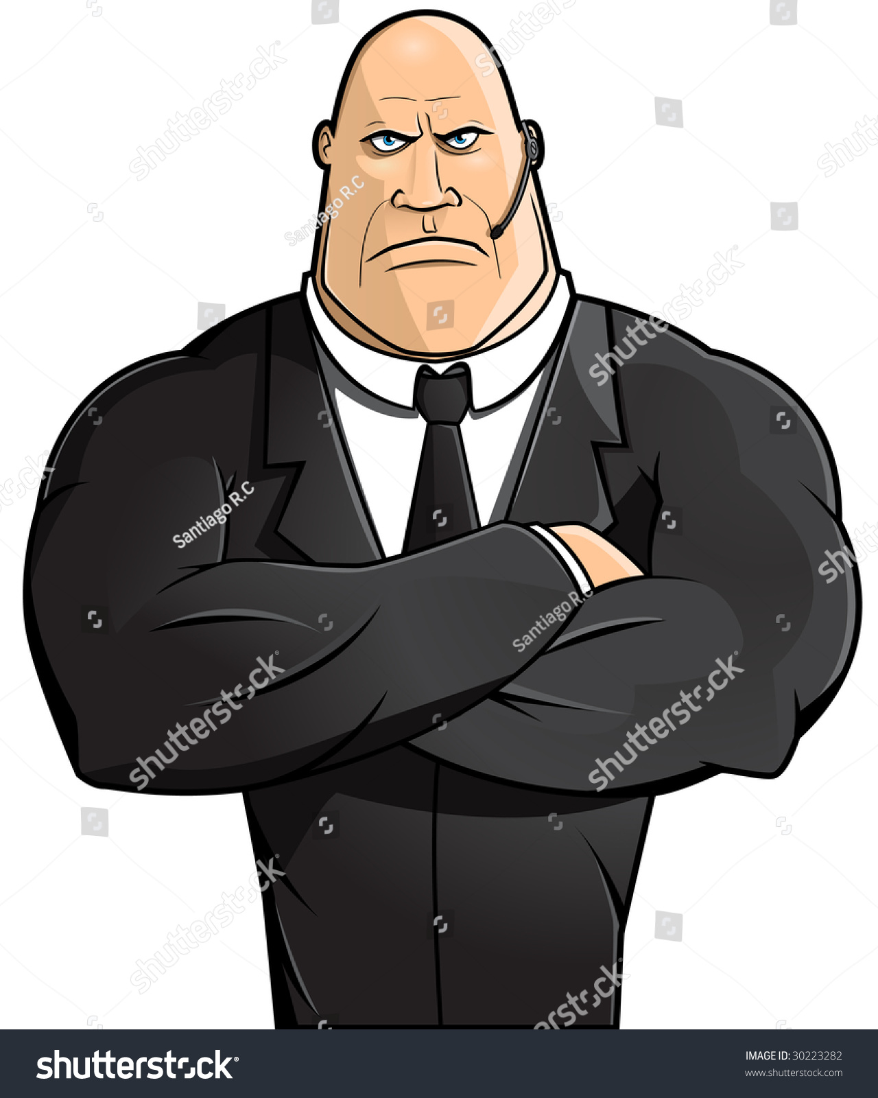 Bodyguardbouncer Stock Vector (Royalty Free) 30223282 | Shutterstock
