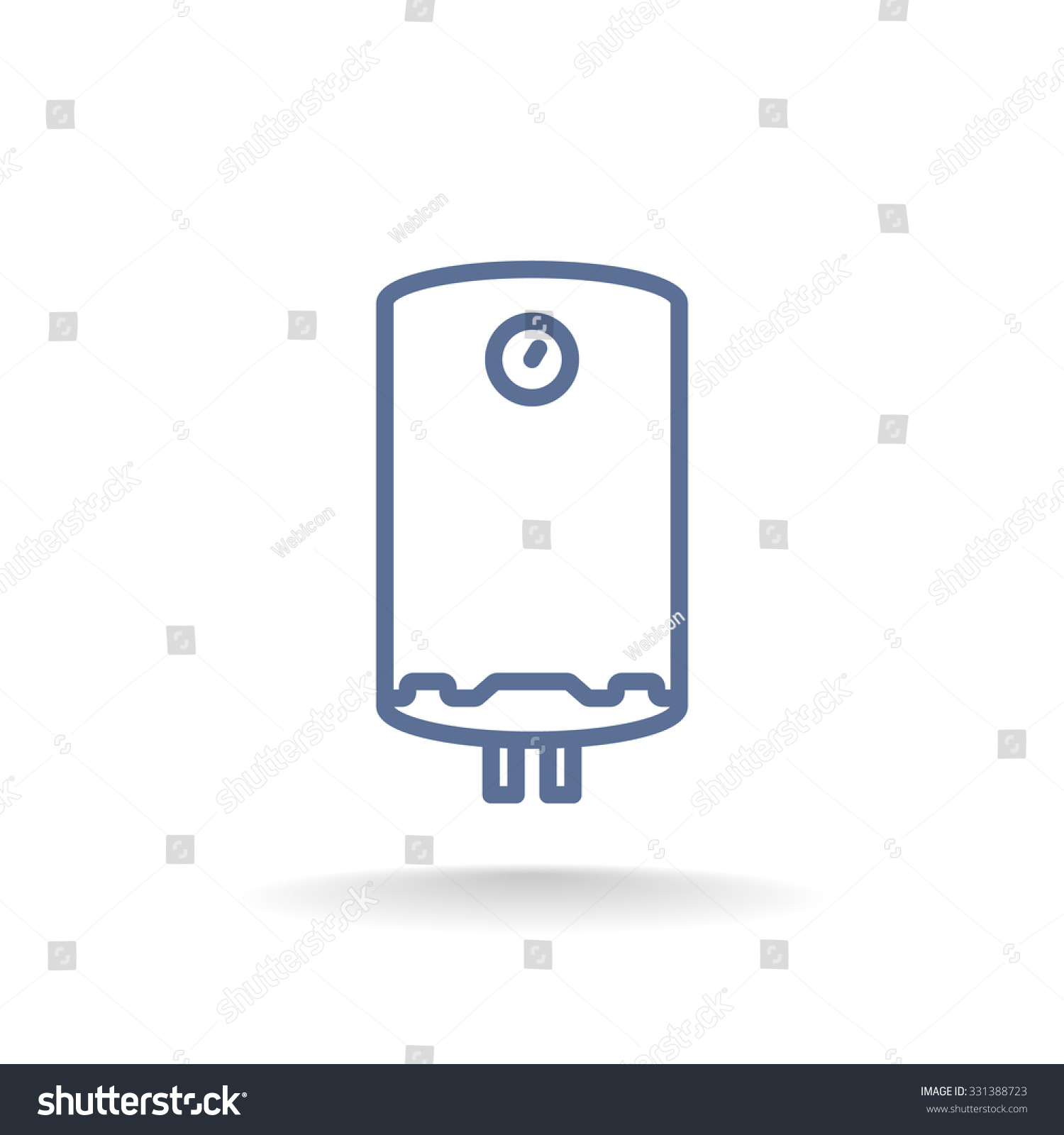 Boiler Icon Stock Vector Illustration 331388723 : Shutterstock