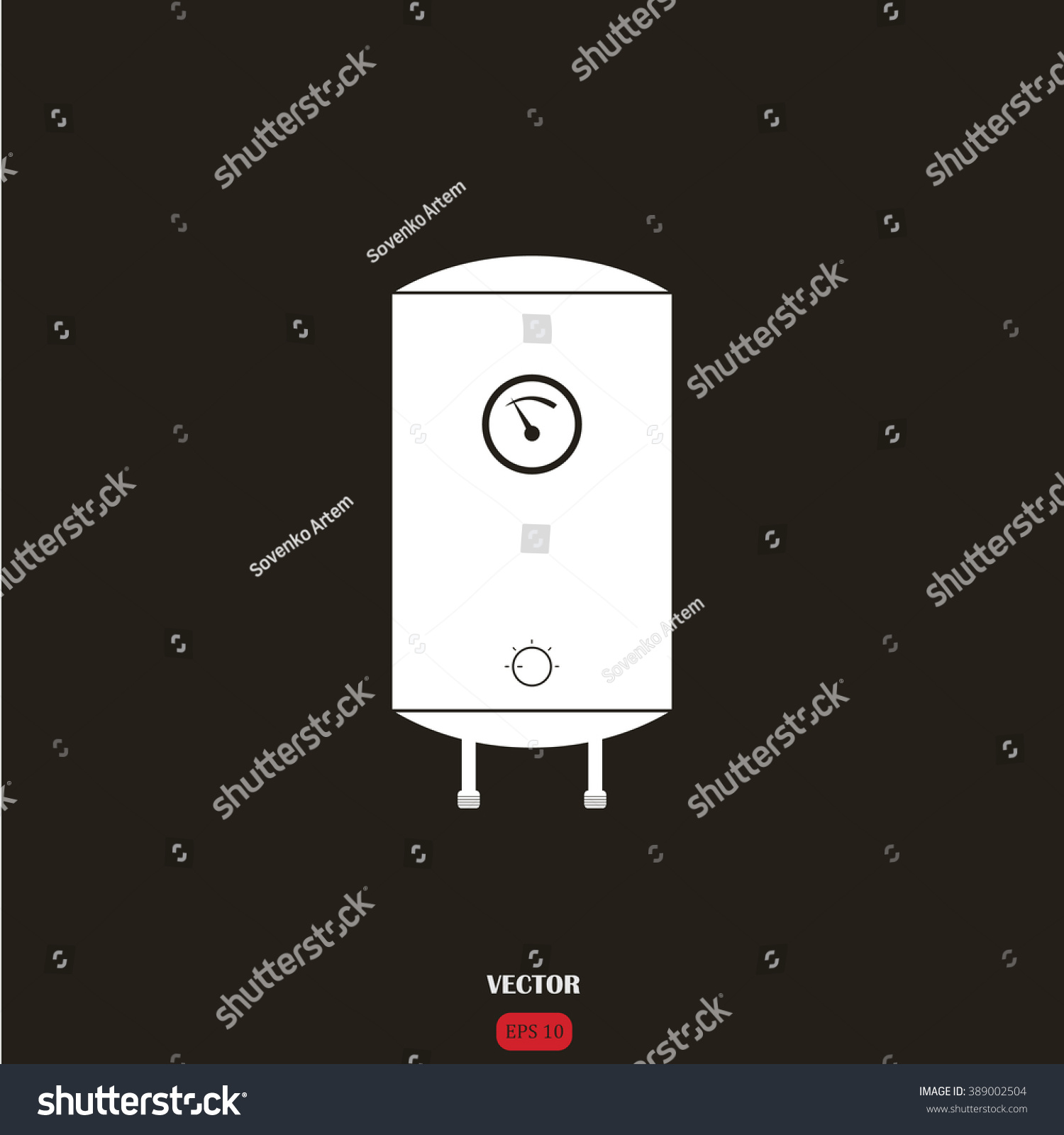 Boiler Icon Stock Vector (Royalty Free) 389002504 | Shutterstock