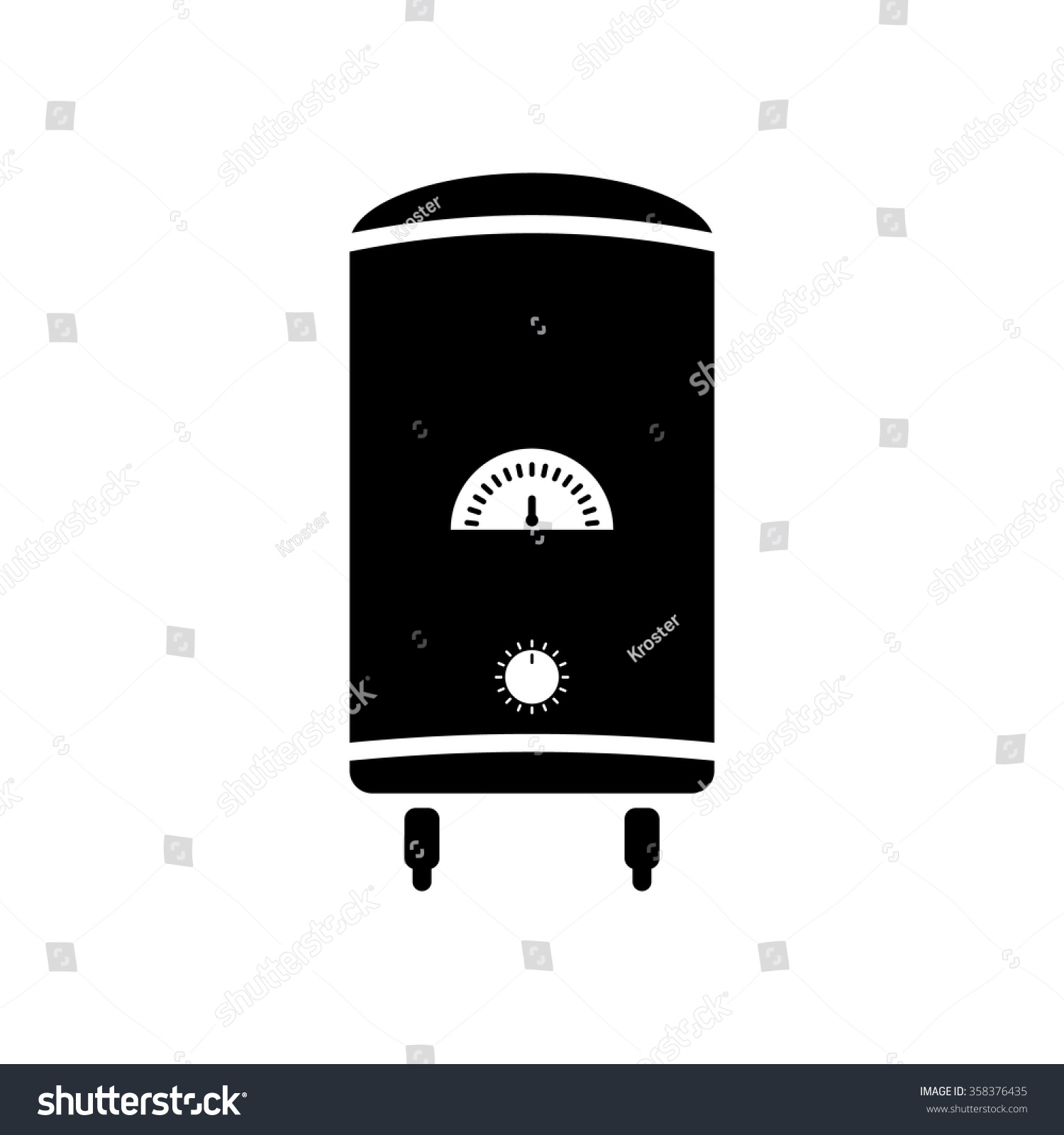 Boiler Icon.Vector Illustration. - 358376435 : Shutterstock