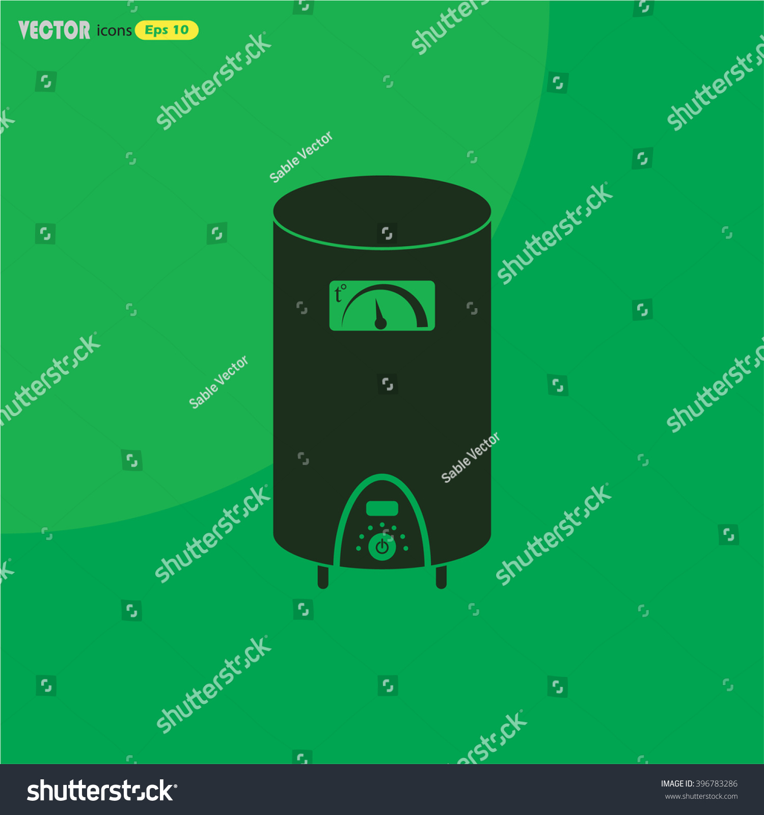 Boiler Vector Icon Stock Vector (Royalty Free) 396783286 | Shutterstock