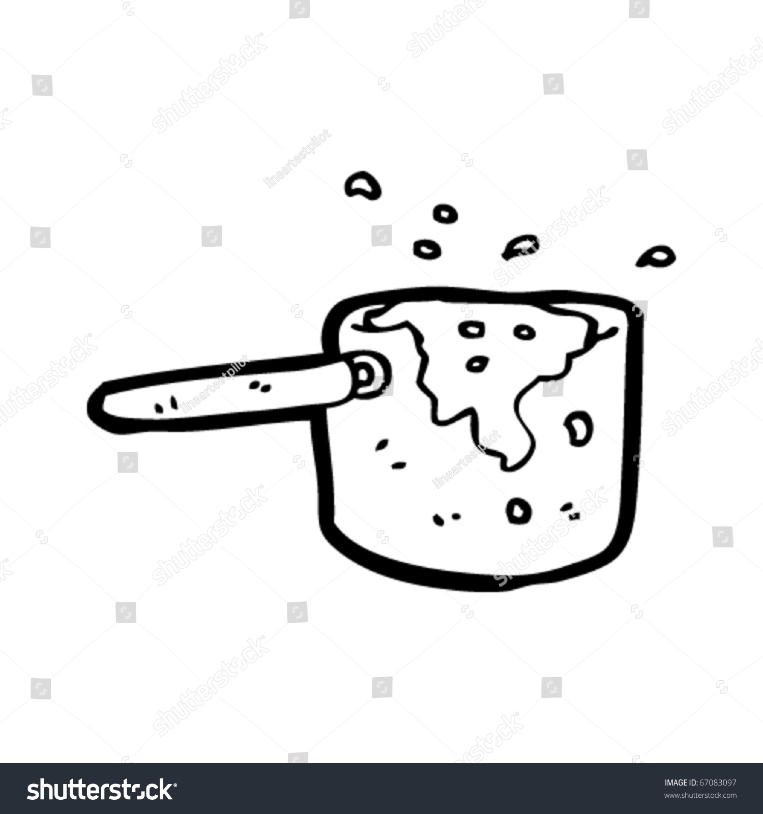 Boiling Pot Cartoon Stock Vector (Royalty Free) 67083097