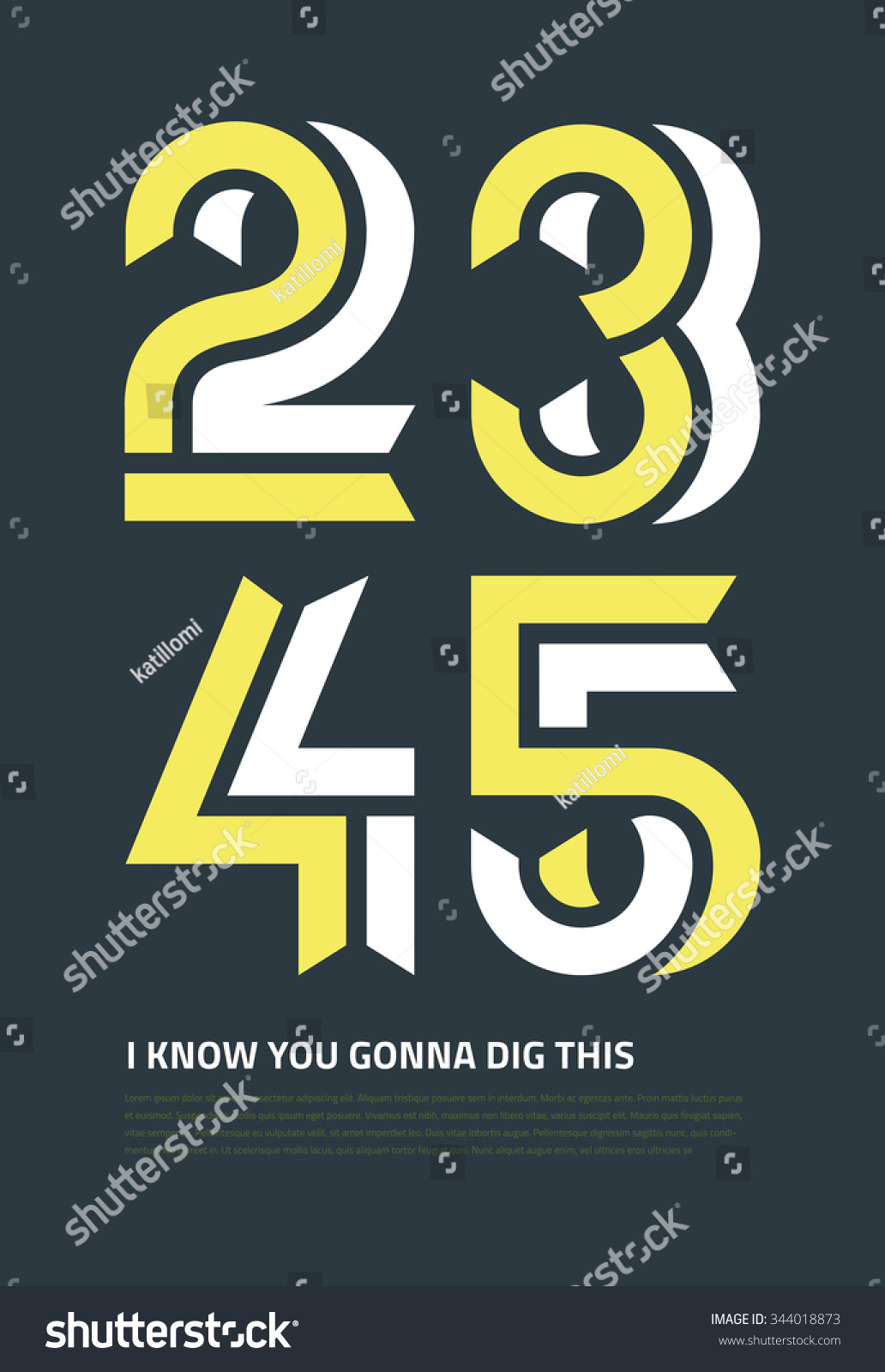 Bold Vector Graphic Design Numbers: Vector có sẵn (miễn phí bản quyền ...