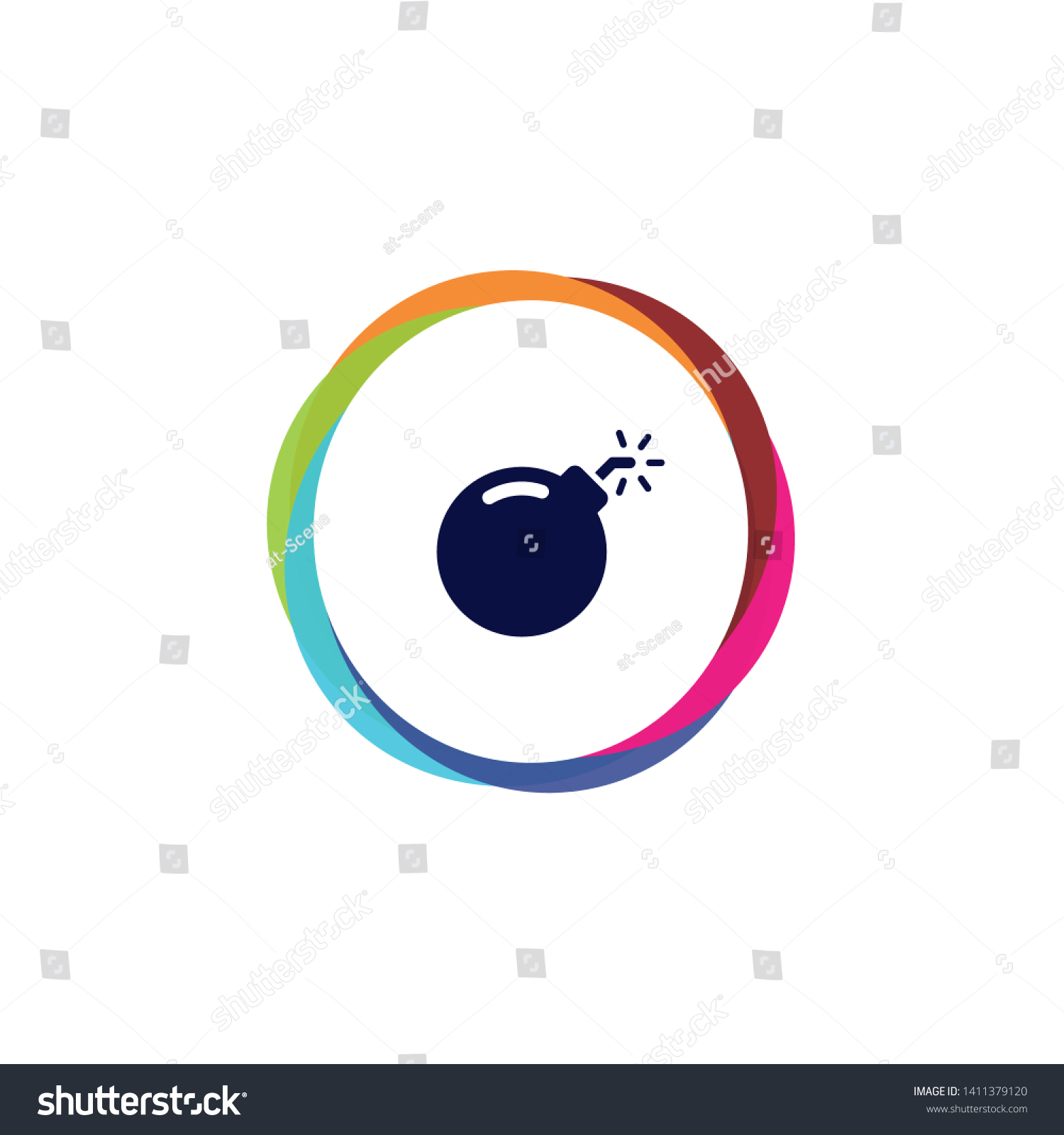 Bomb Vector App Icon Stock Vector (Royalty Free) 1411379120 | Shutterstock