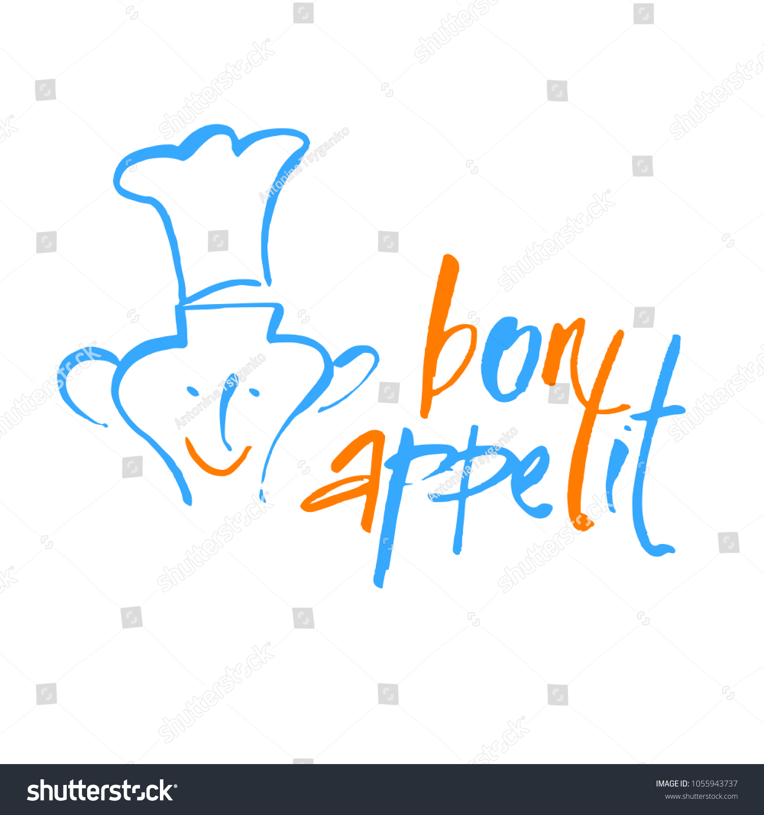 Bon Appetit Graphic Vector Template Logo Stock Vector (Royalty Free ...