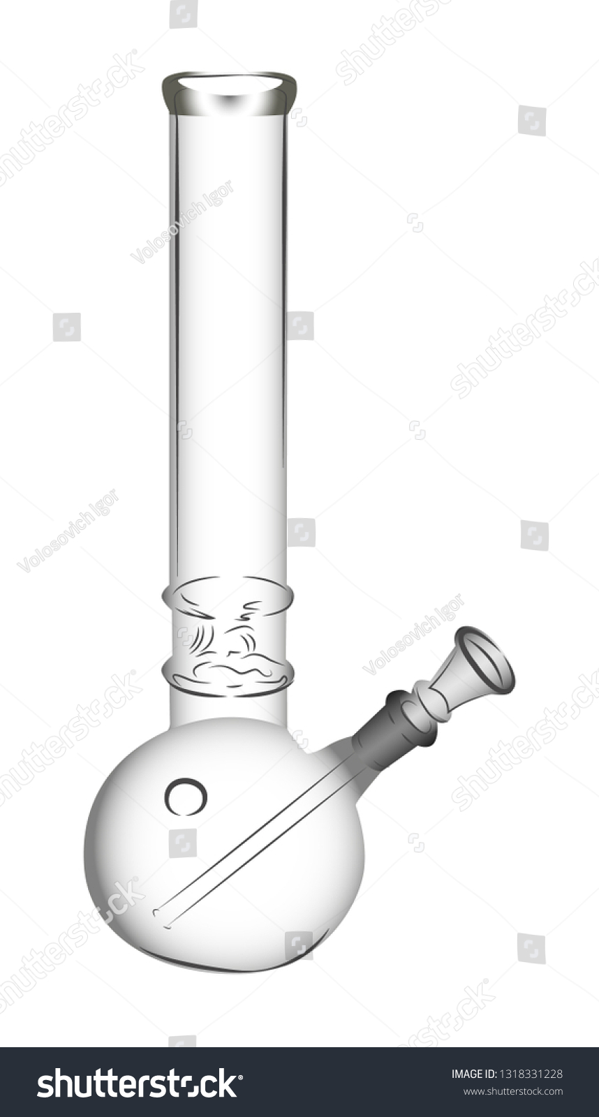 Bong Realistic Vector Illustration Isolated Stock Vector (Royalty Free ...
