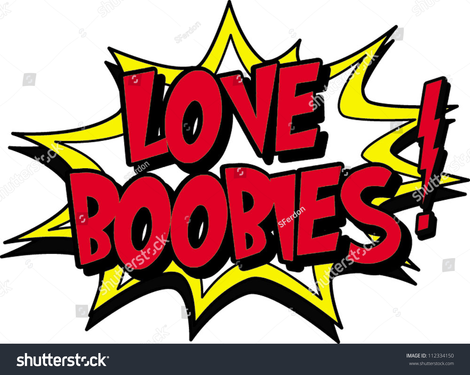 Boobies Stock Vector Illustration 112334150 : Shutterstock