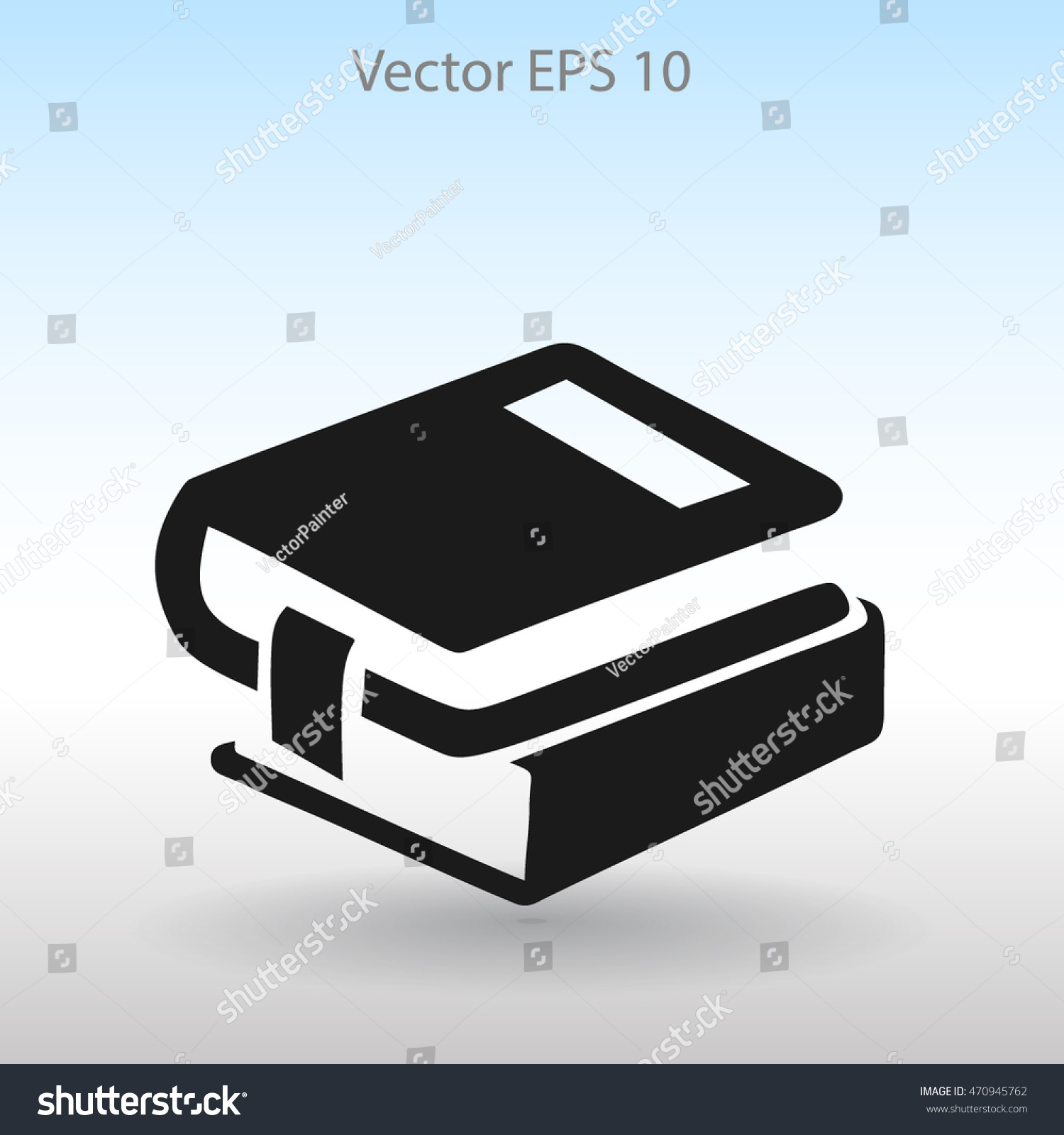 Boock Vector Illustration Stock Vector (Royalty Free) 470945762 ...