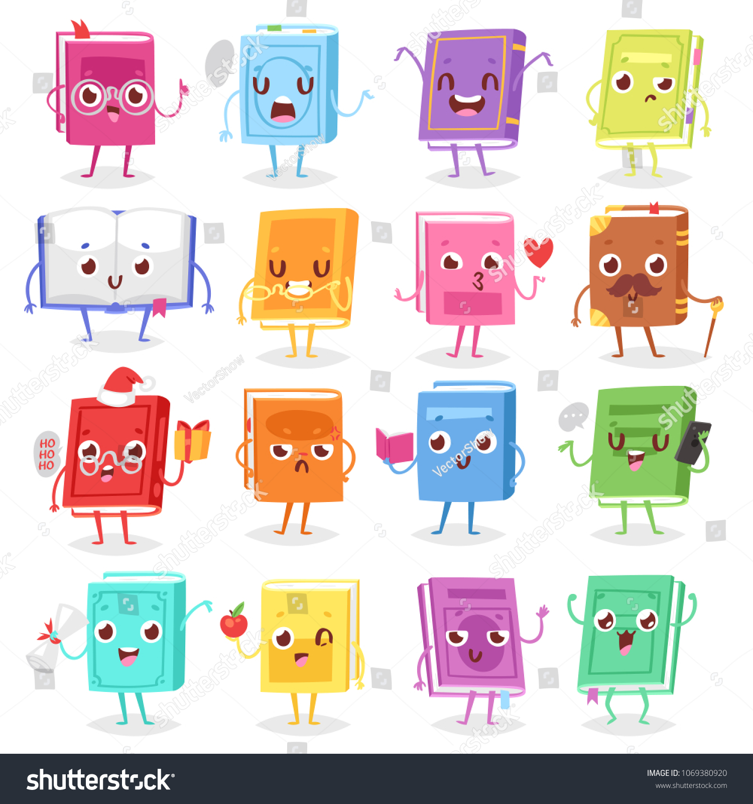 Book Character Vector Cartoon Emotion Textbook Stock Vector (Royalty ... Book Character Vector Cartoon Emotion Textbook Stock Vector (Royalty ...
