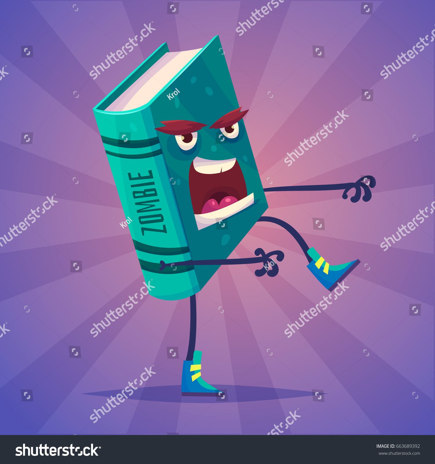 Book Characters Vector Cute Cartoons Stock Vector (Royalty Free ...