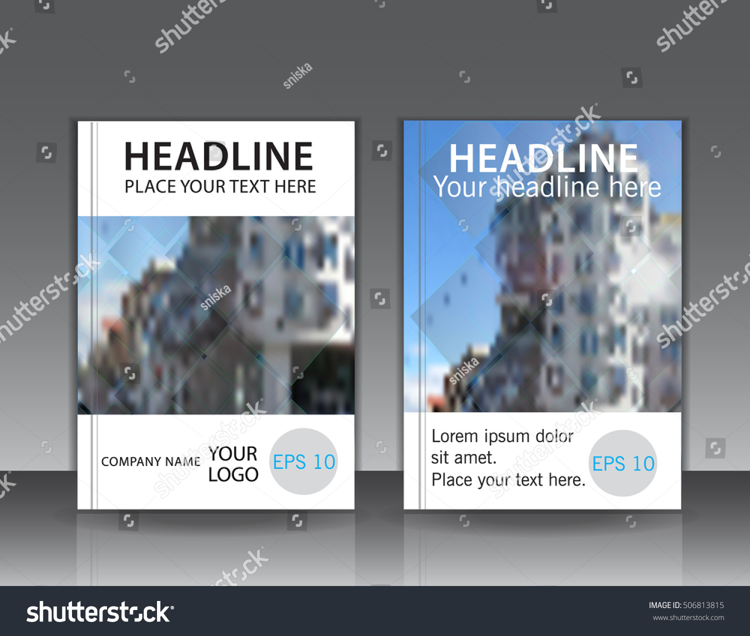 Book Cover Layout Design Vector Illustration Stock Vector (Royalty Free ...